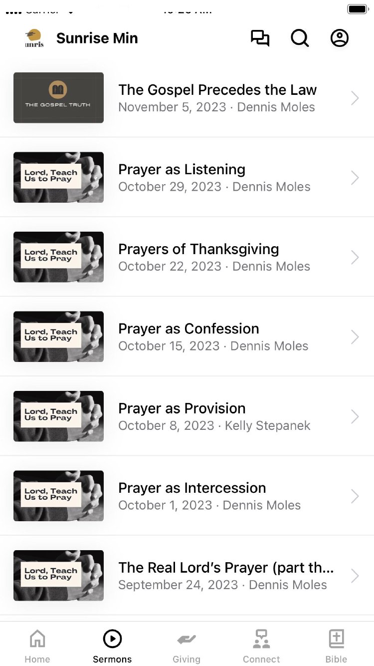 App - Sunrise Ministries