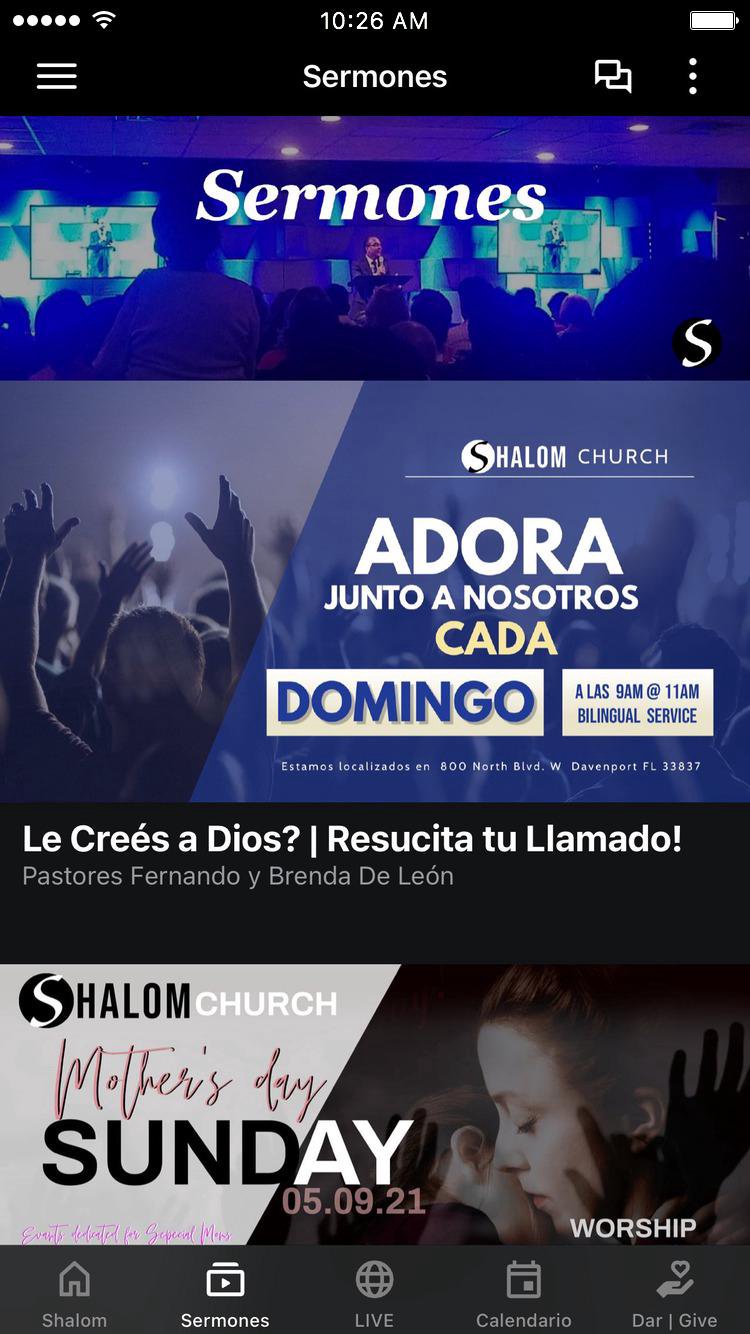 App - Shalom Church