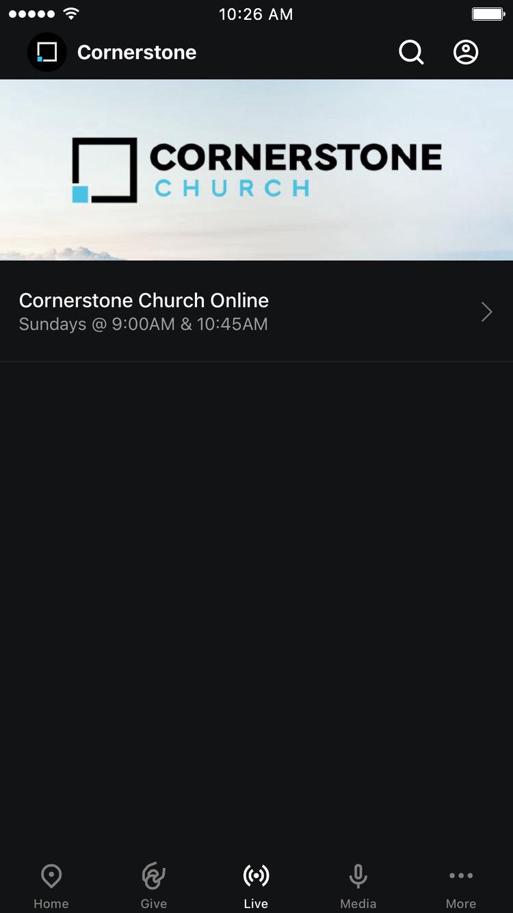 App - Cornerstone Church