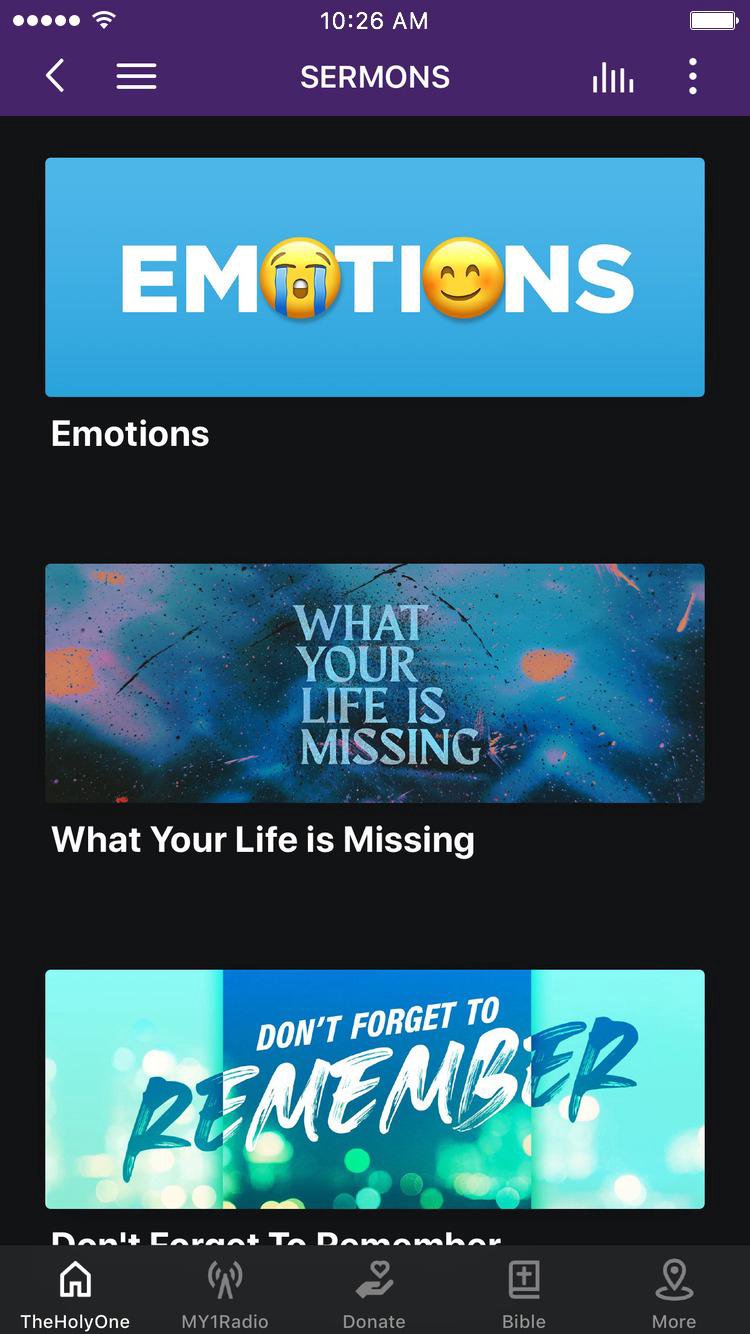 App - The Holy One Church