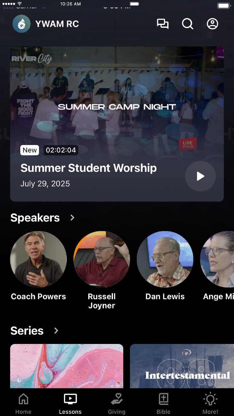 App - YWAM River City