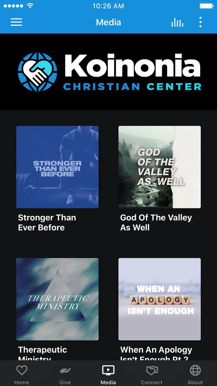App - Koinonia Christian Center