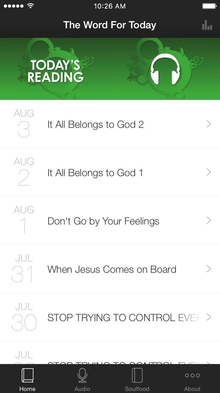 App - The Word For Today