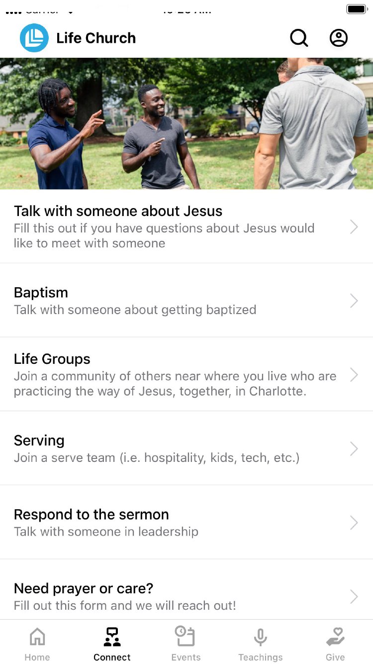 App - Life Church Charlotte