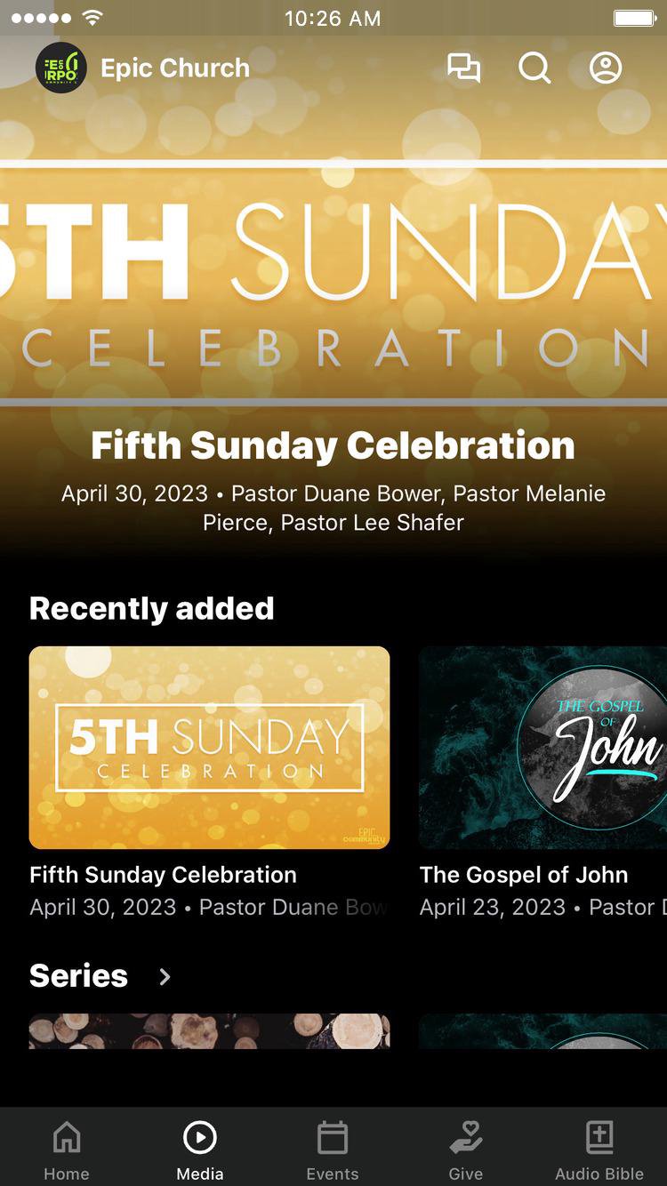 App - Epic Community Church