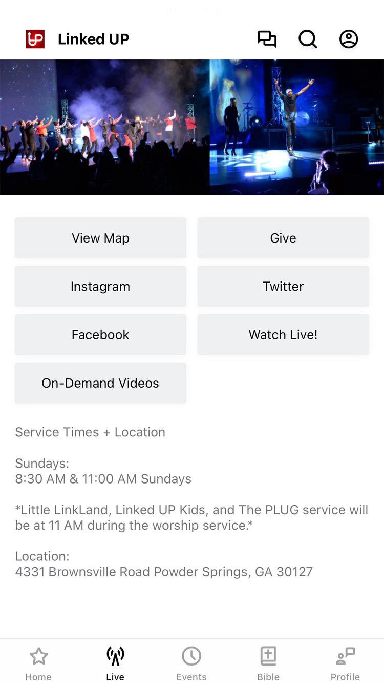 App - Linked UP Church