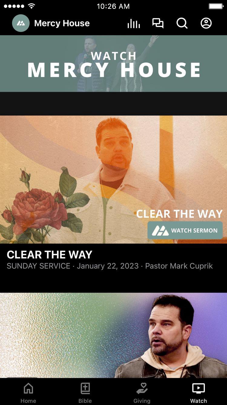 App - Mercy House Church