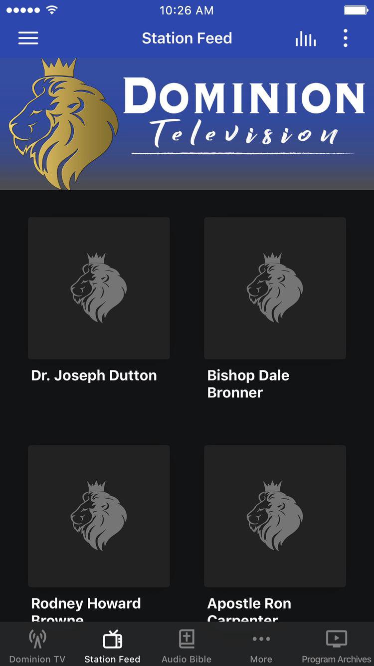 App - Dominion TV