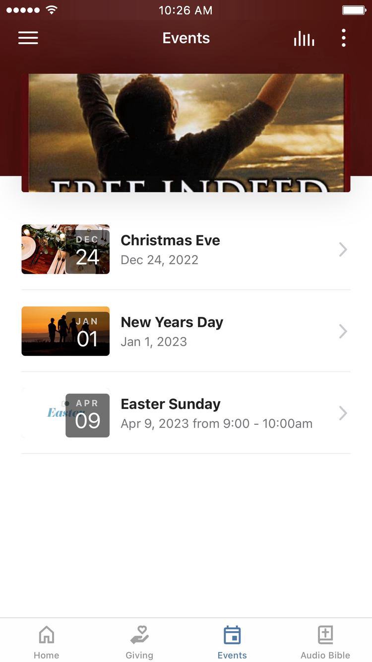 App - Free Indeed Christian Fellowship