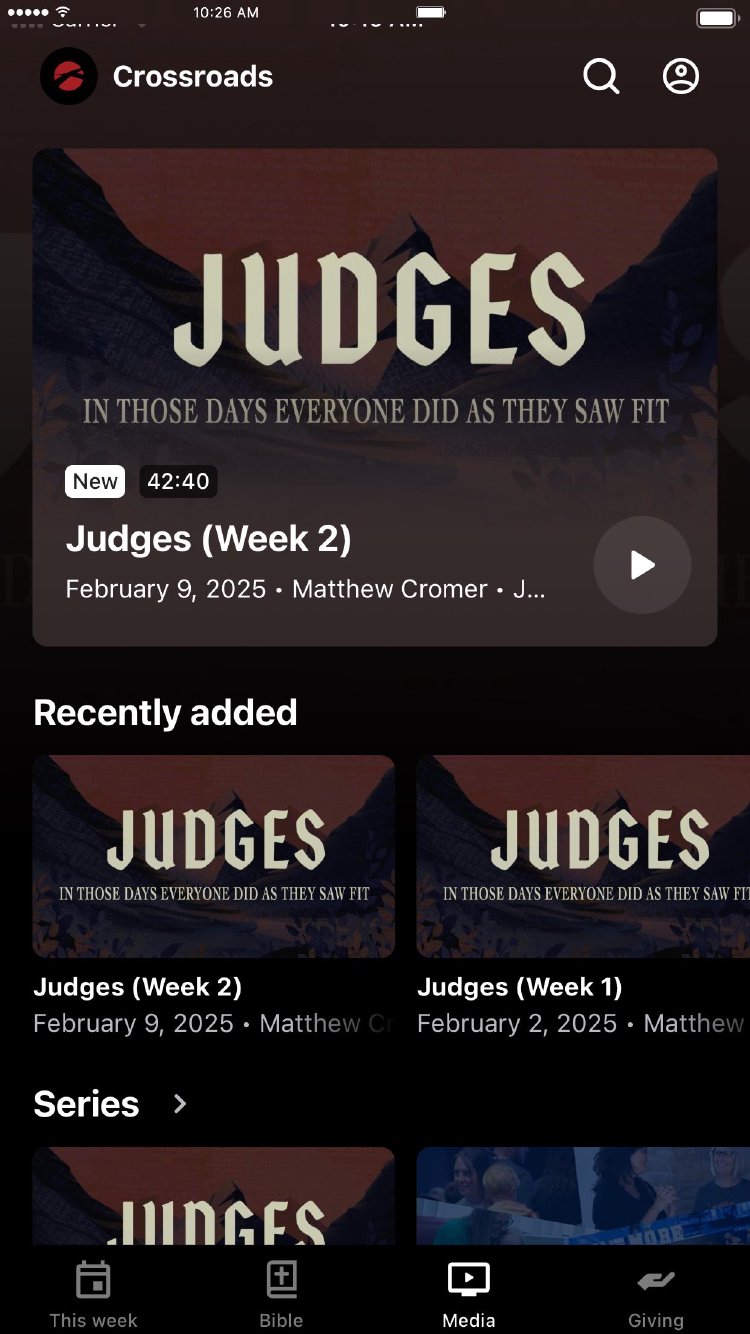 App - Crossroads Church