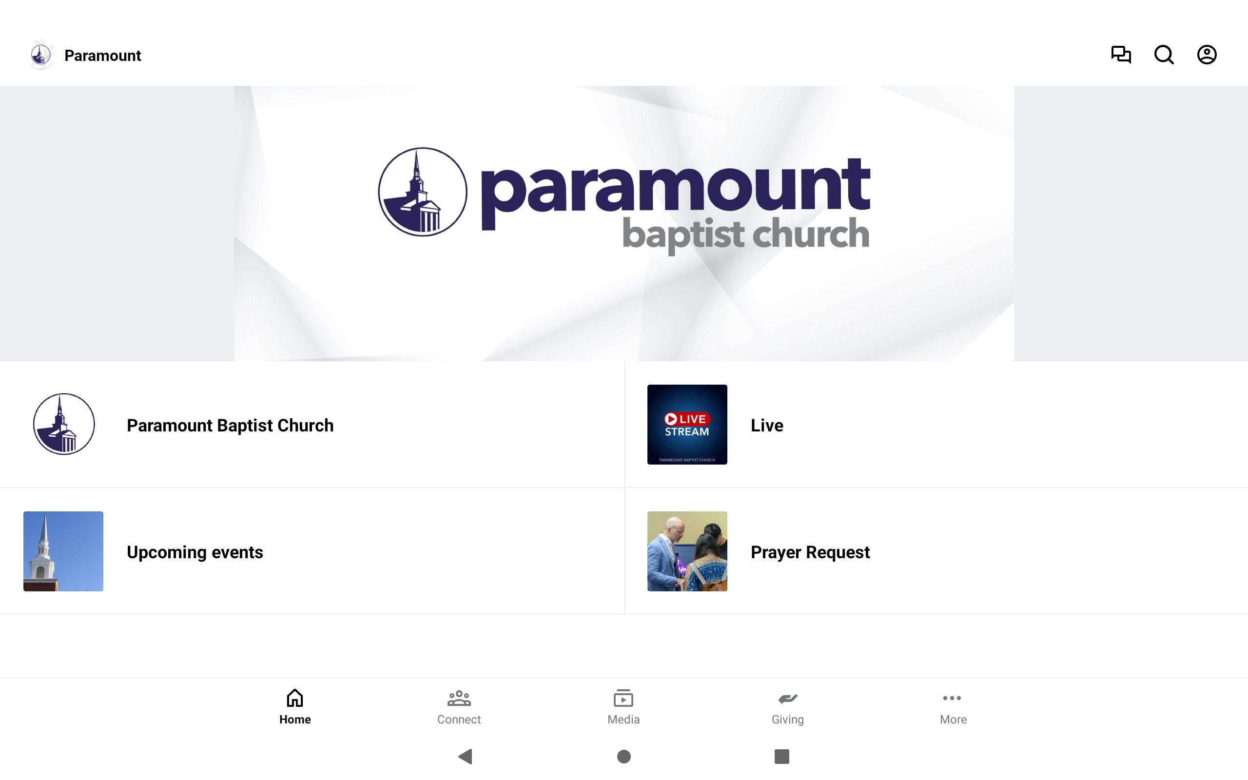 App - Paramount Baptist Church