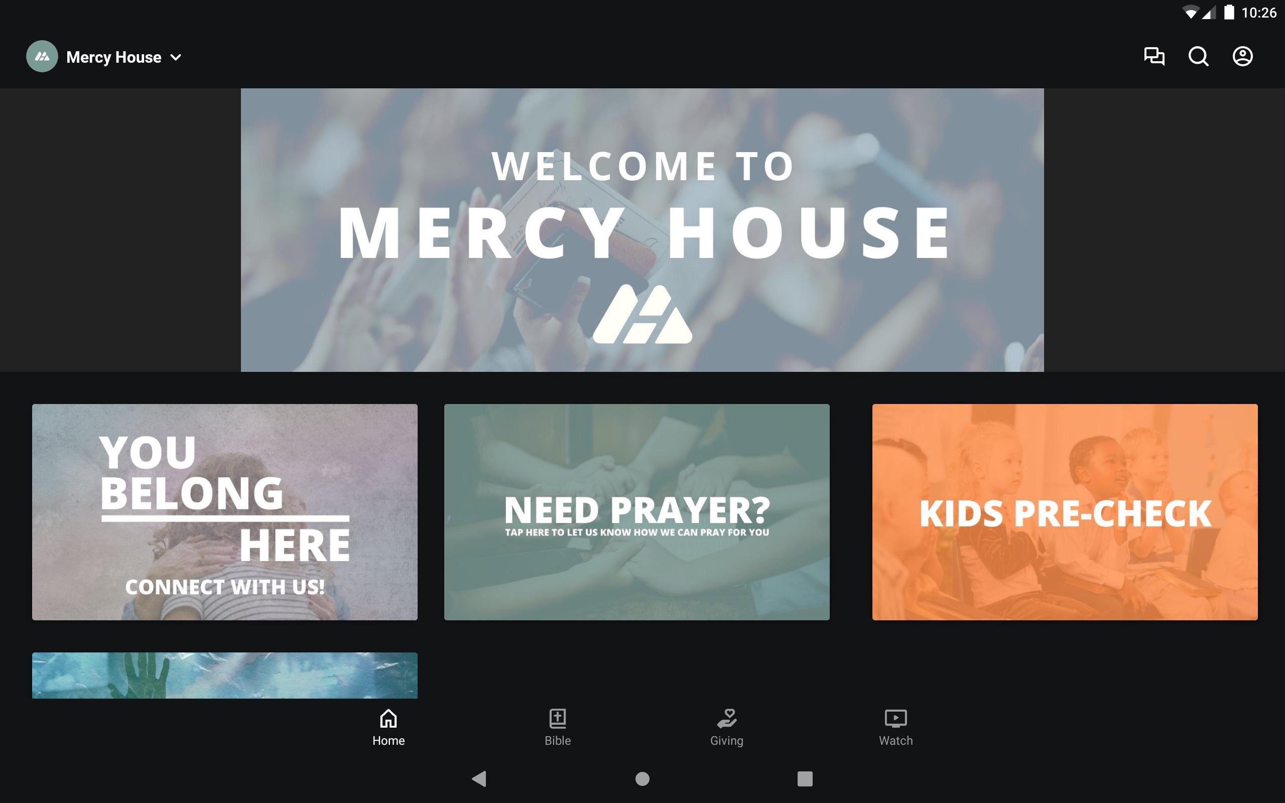 App - Mercy House Church
