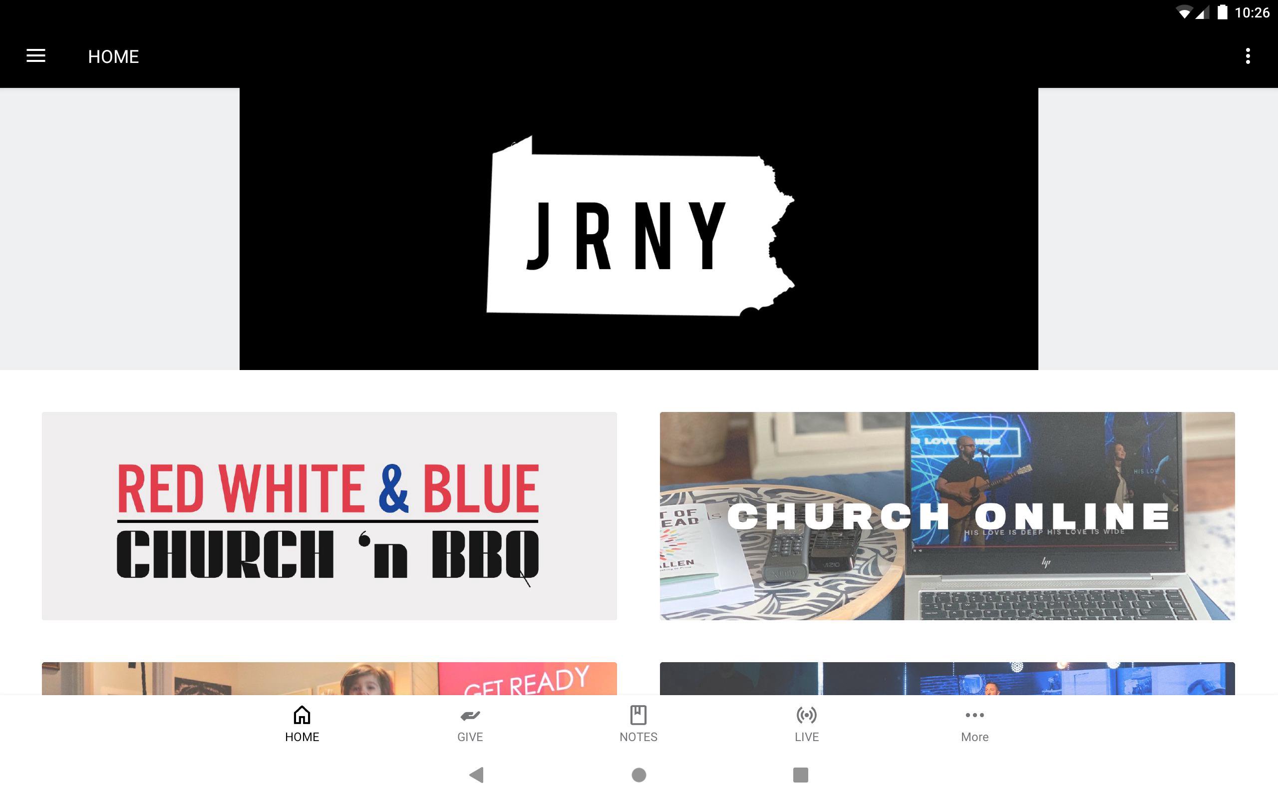 App - JRNY Church