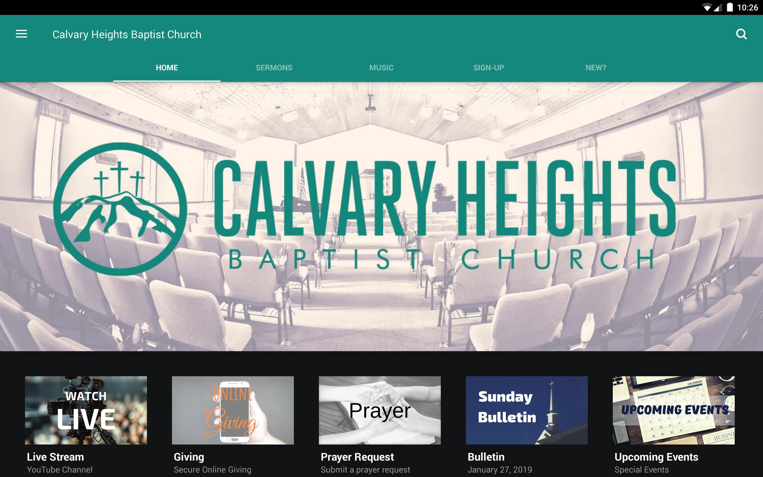 App - Calvary Heights Baptist Church