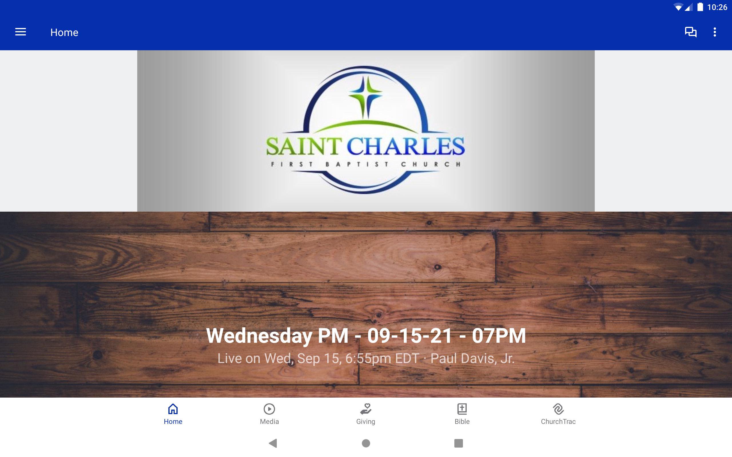 App - St. Charles First Baptist Church
