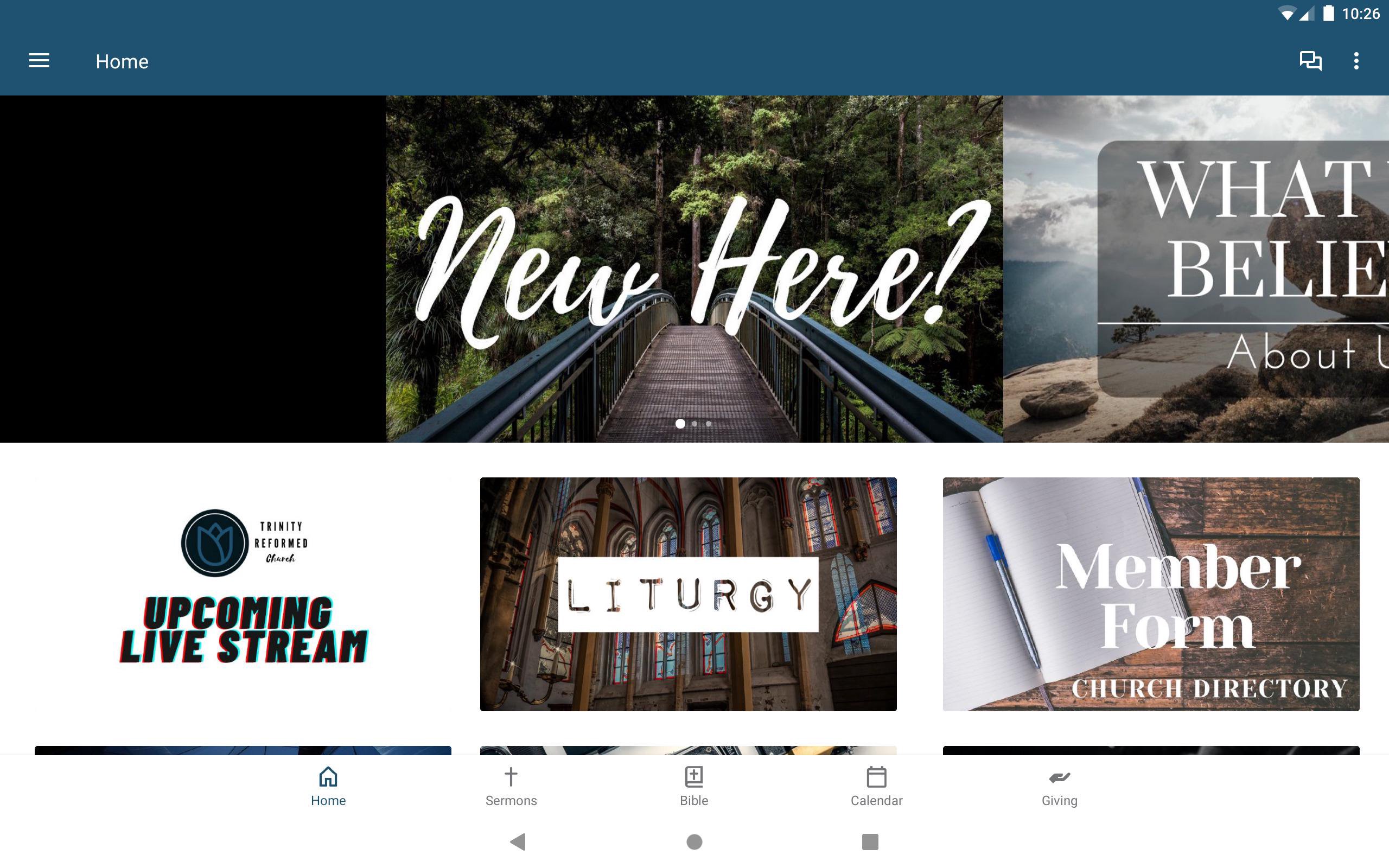 App - Trinity Reformed Church