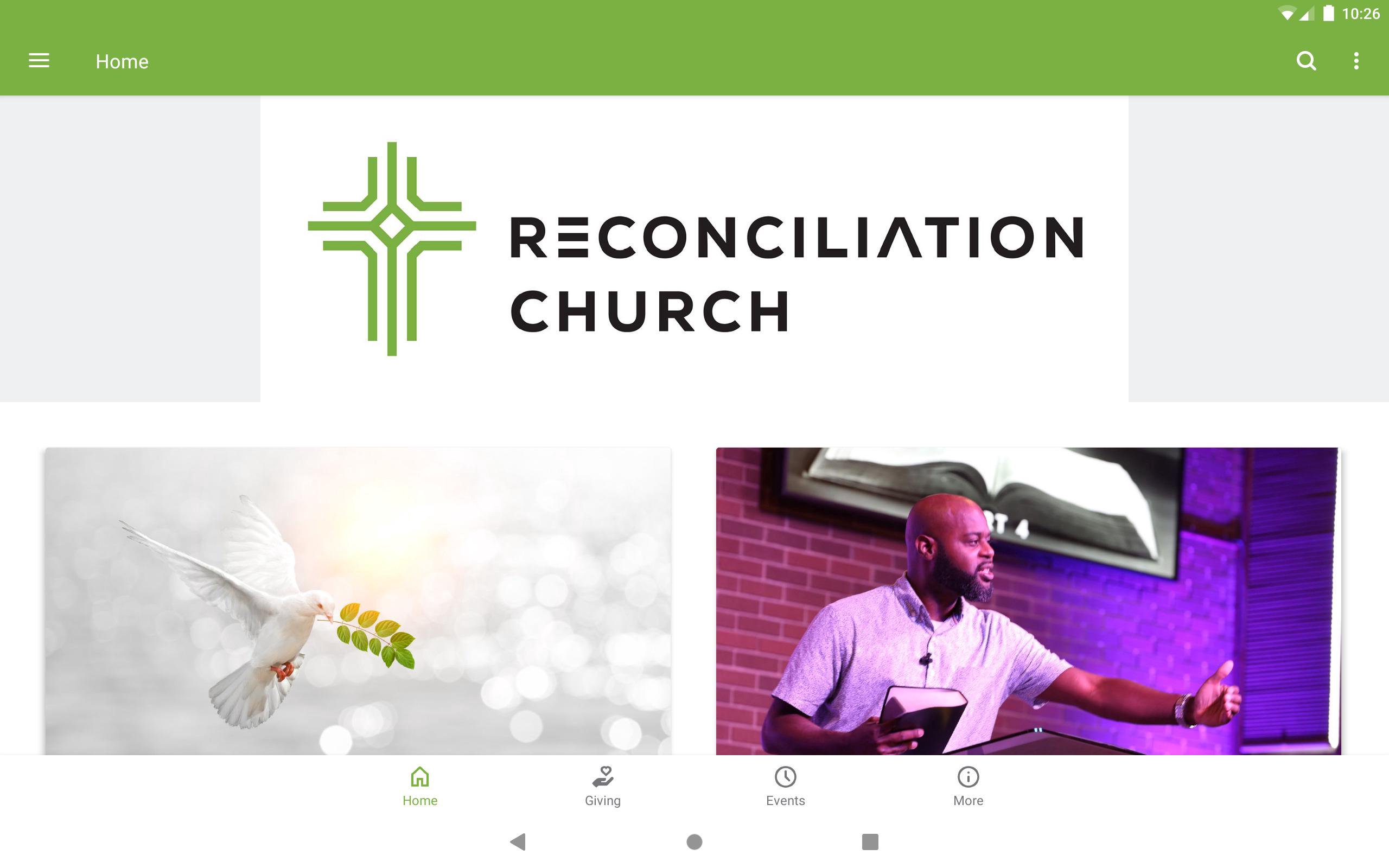 App - Reconciliation Church