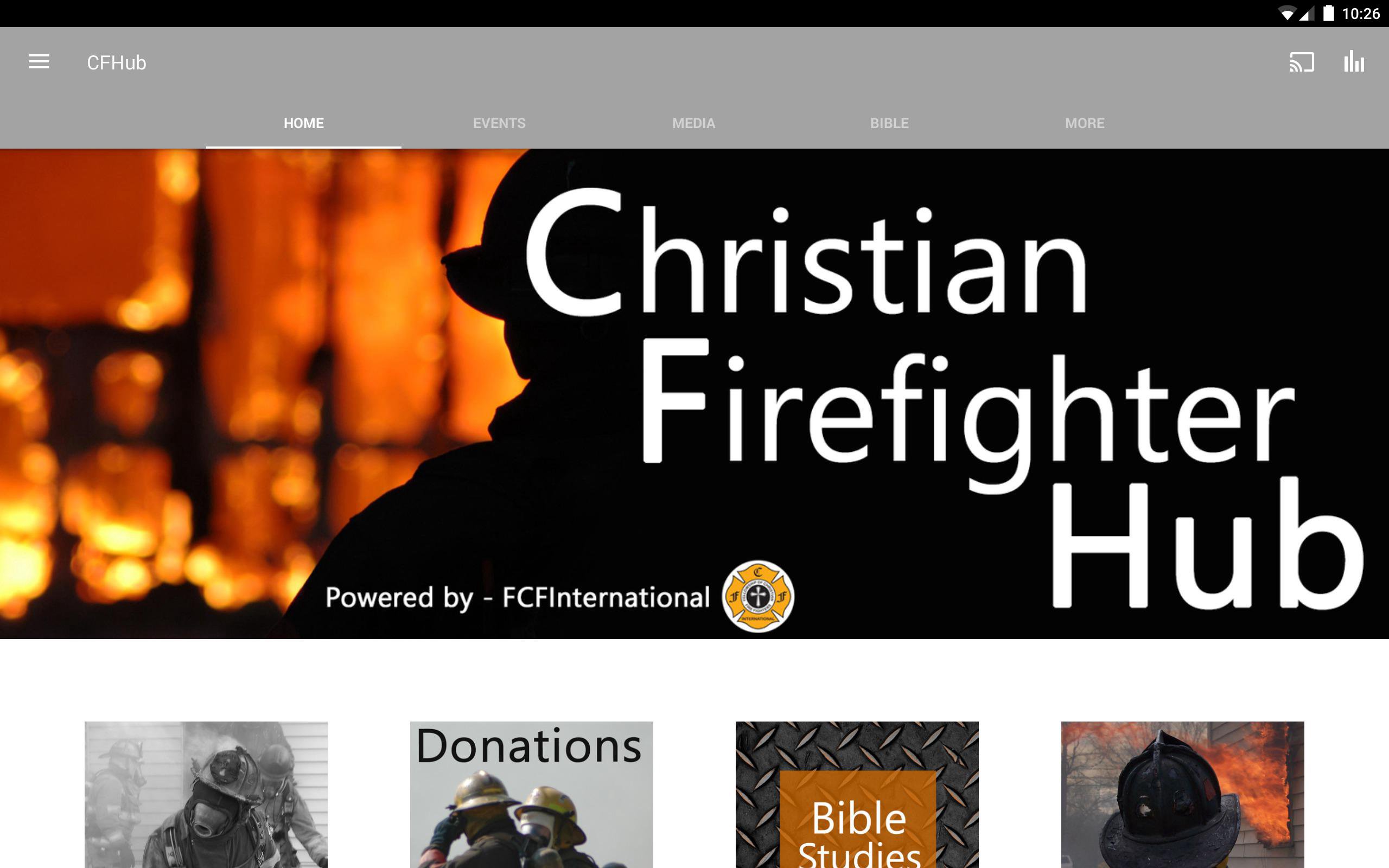 App - Christian Firefighter Hub