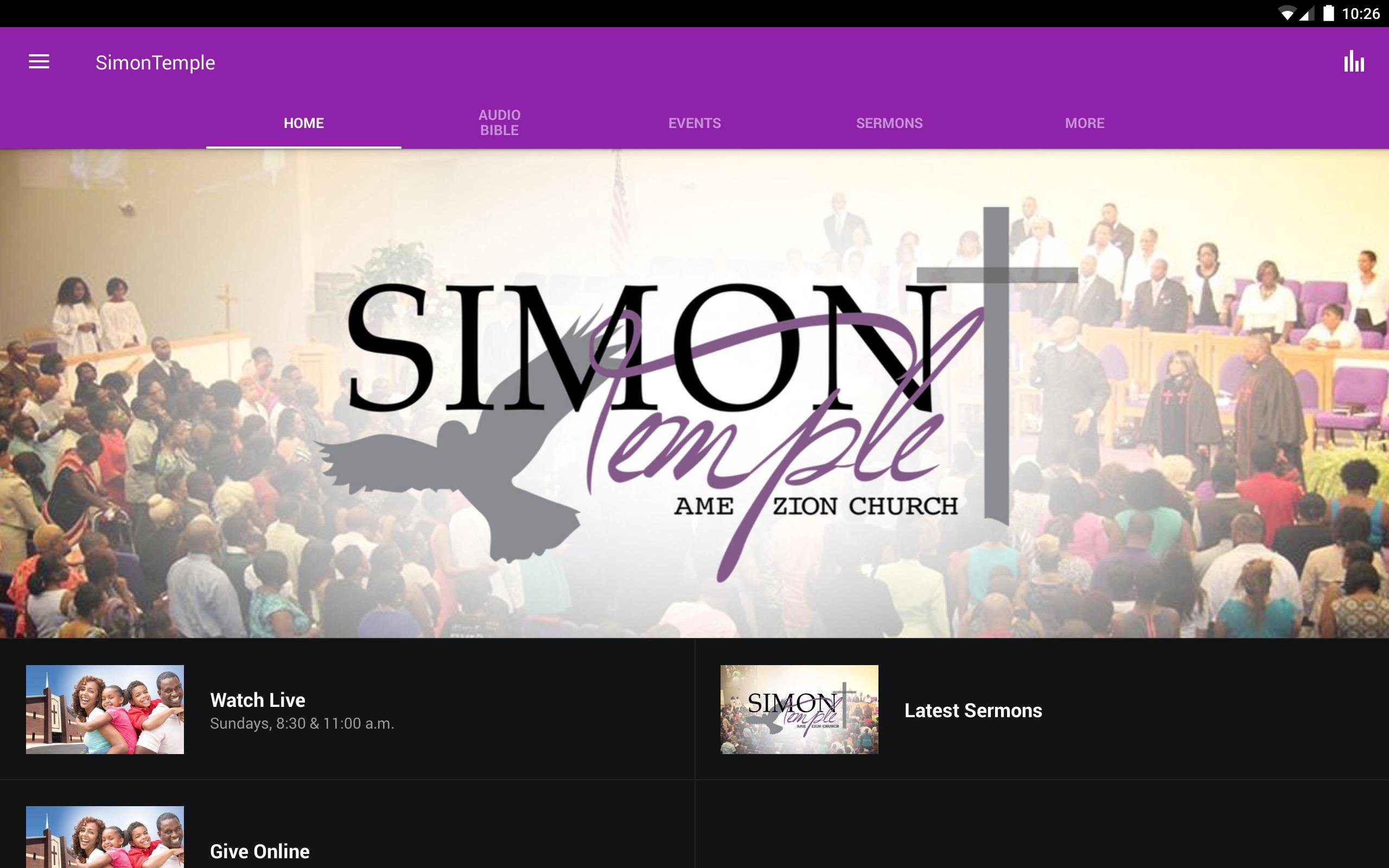 App - Simon Temple AMEZ Church