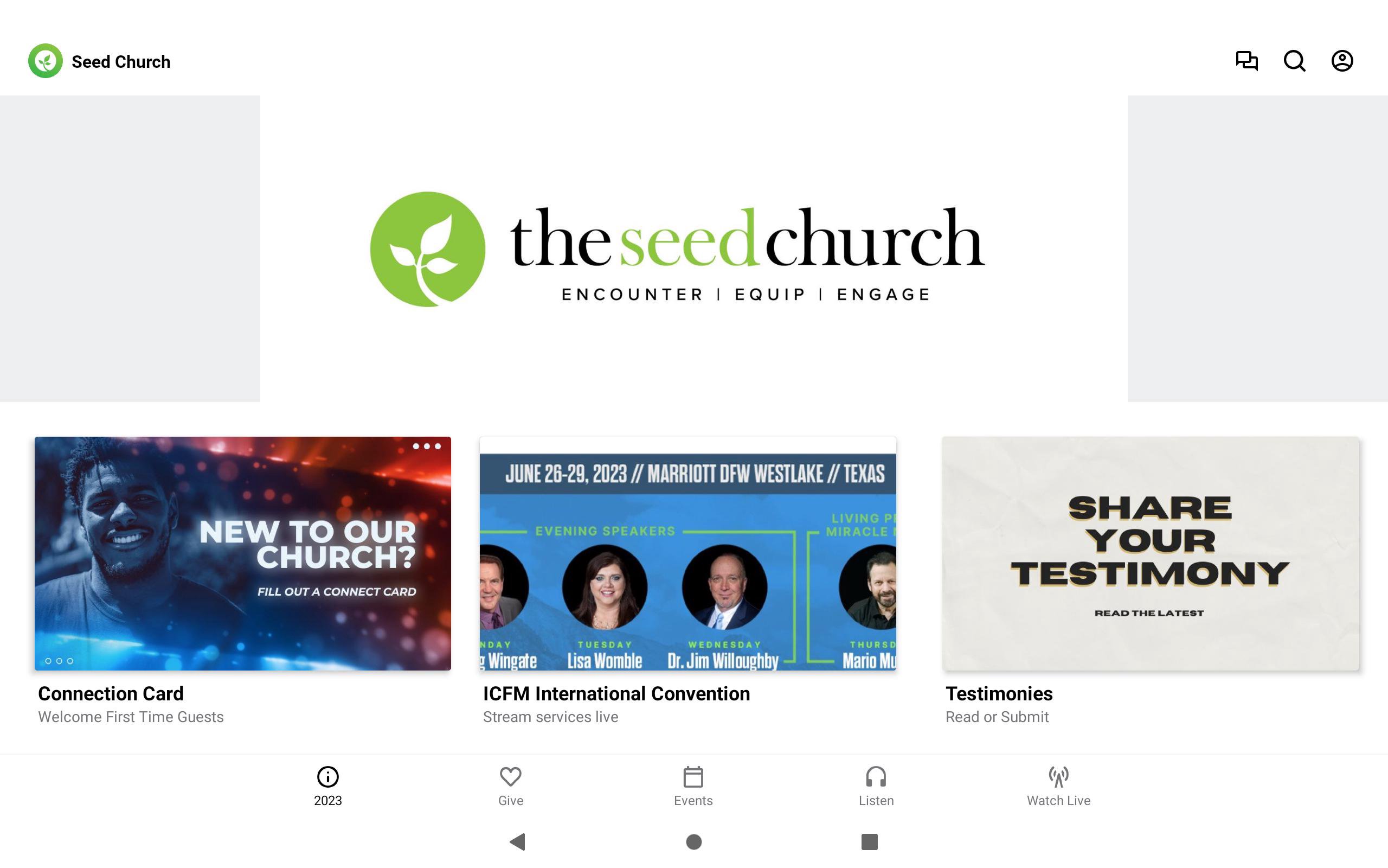 App - The Seed Church - GA