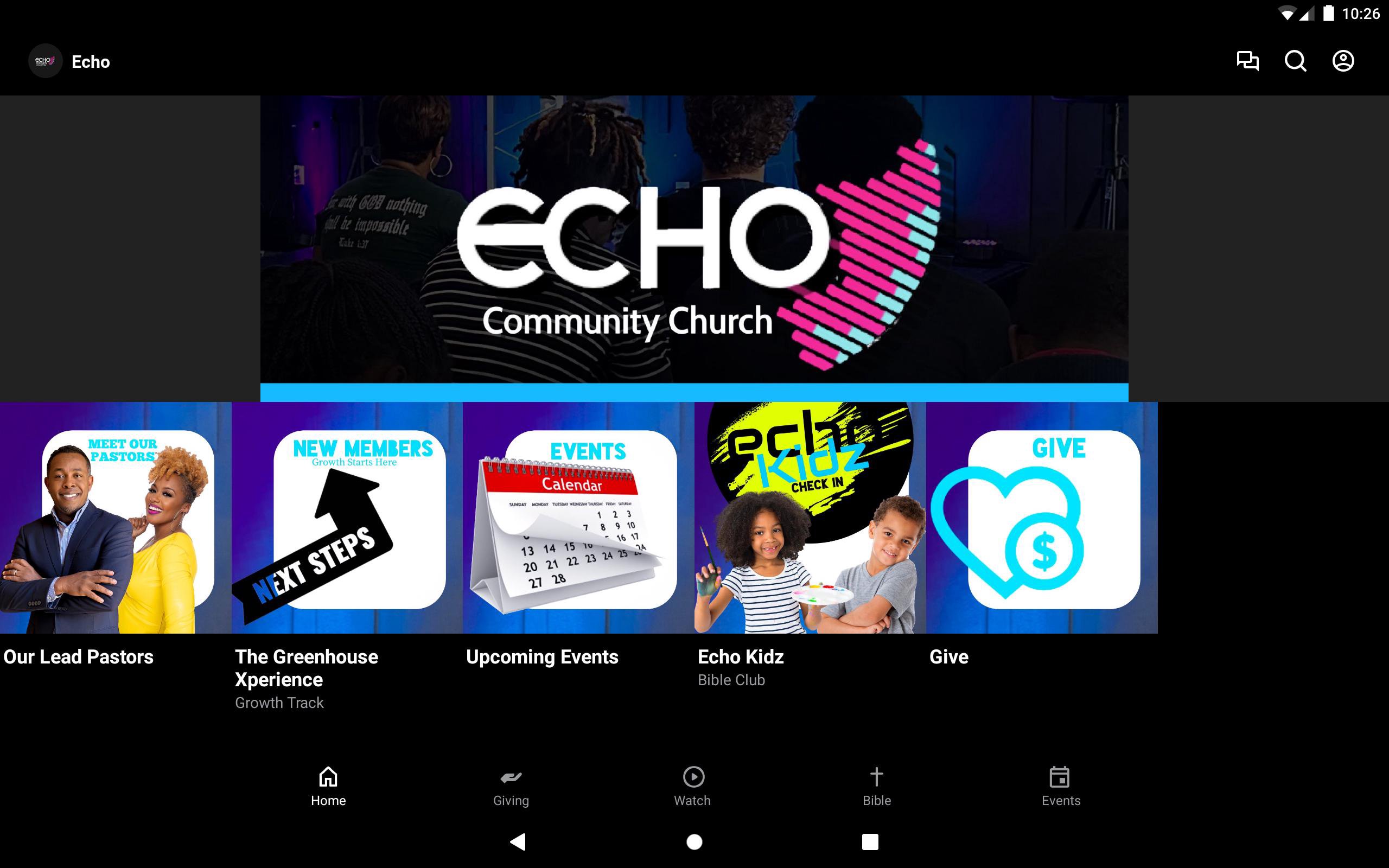 App - Echo Community Church