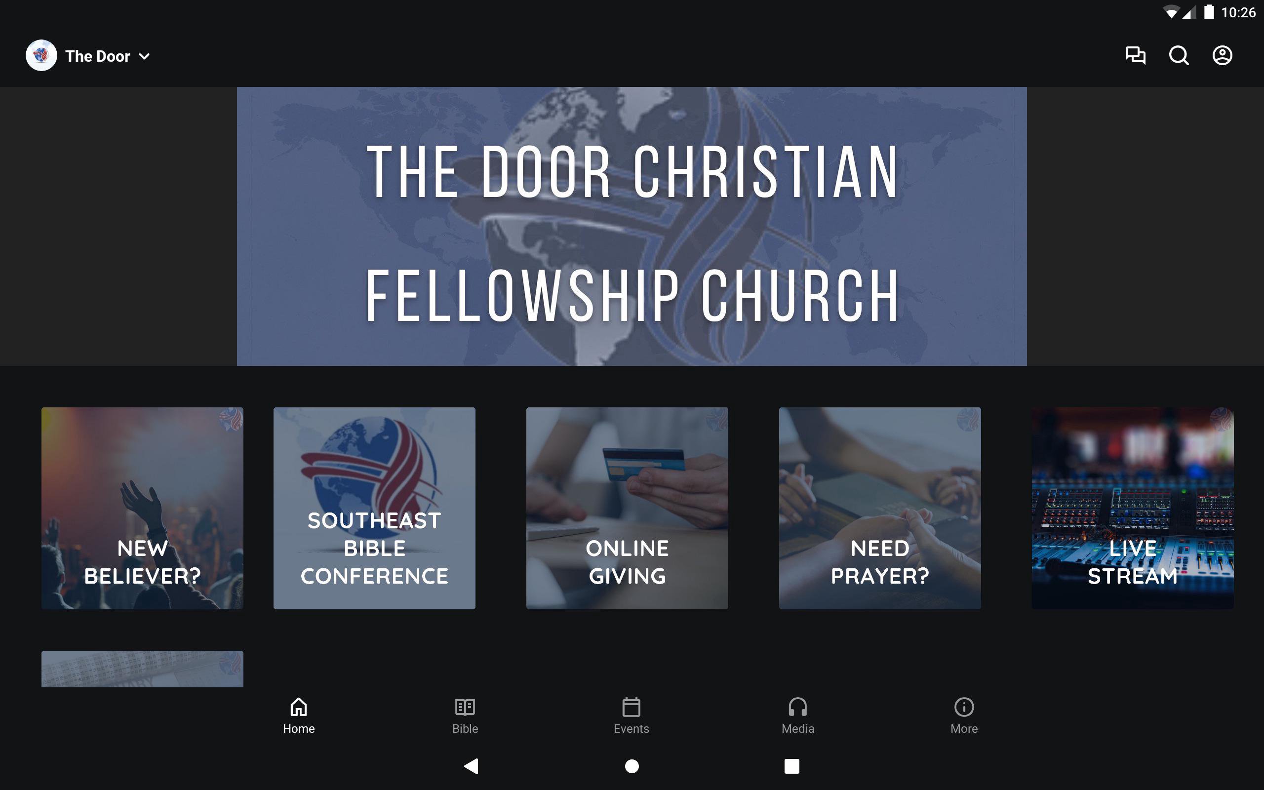 App - The Door Christian Fellowship Church