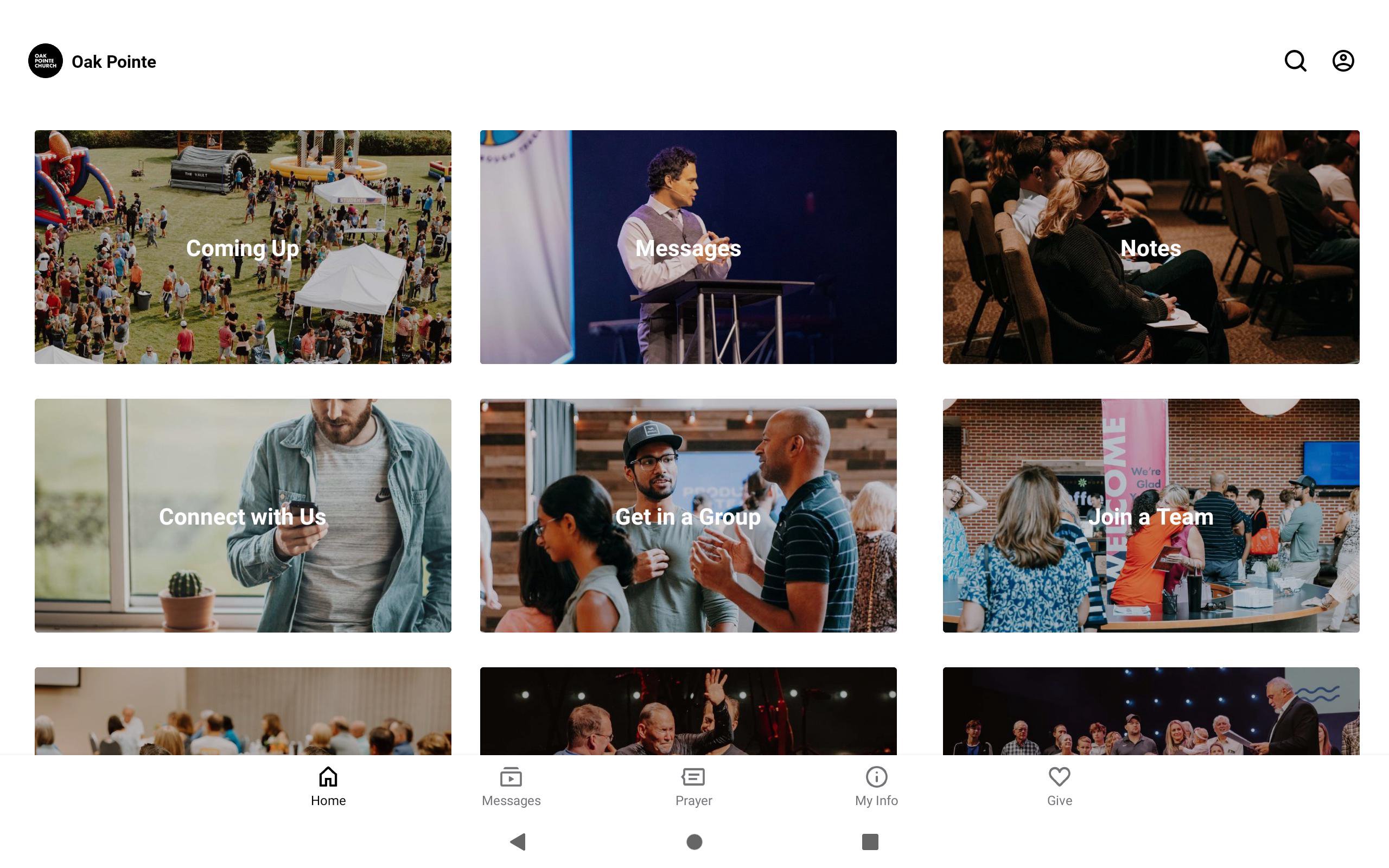 App - Oak Pointe Church App