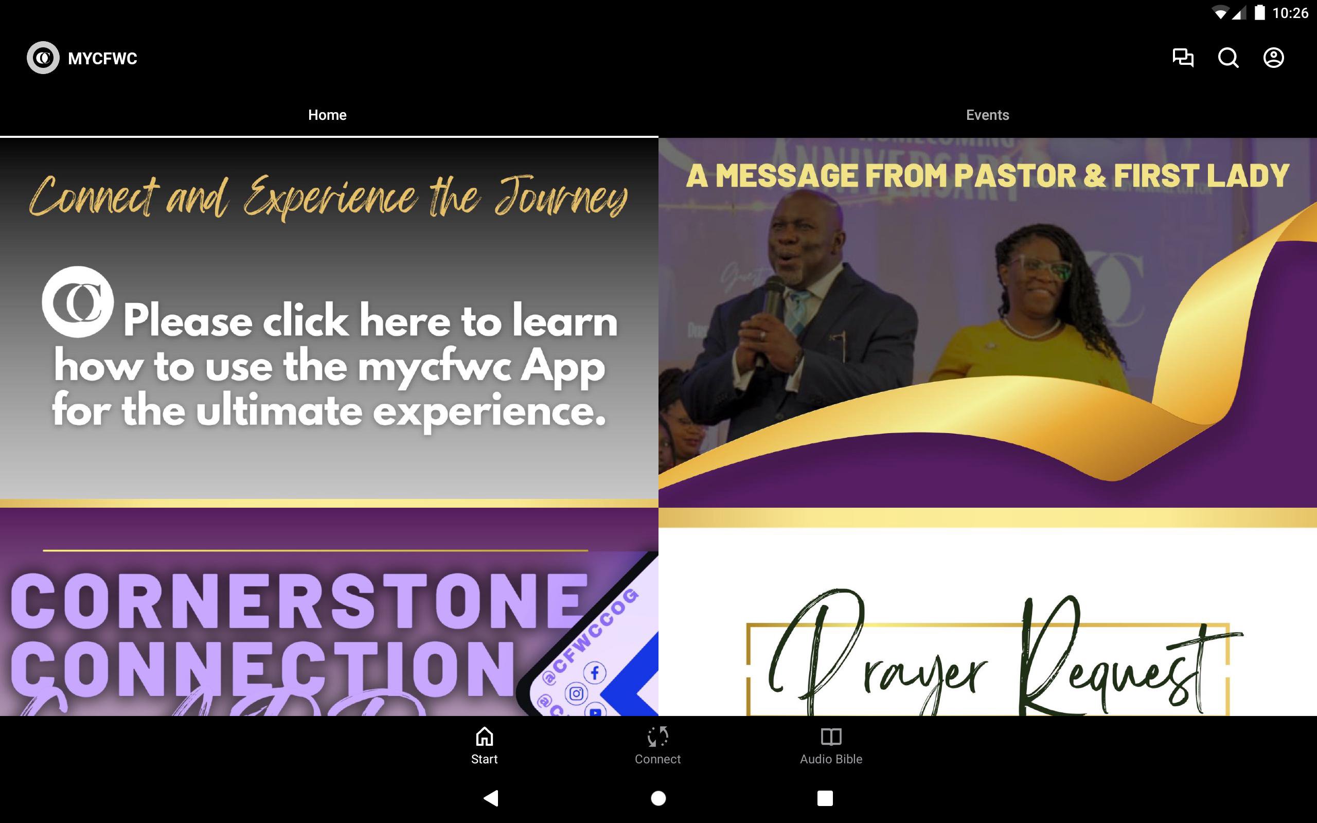 App - Cornerstone Family Worship Center