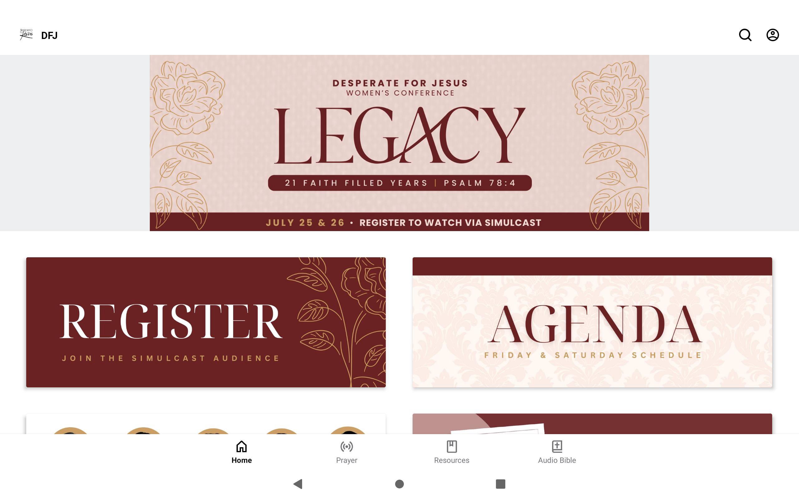 App Desperate For Jesus Conference Tua