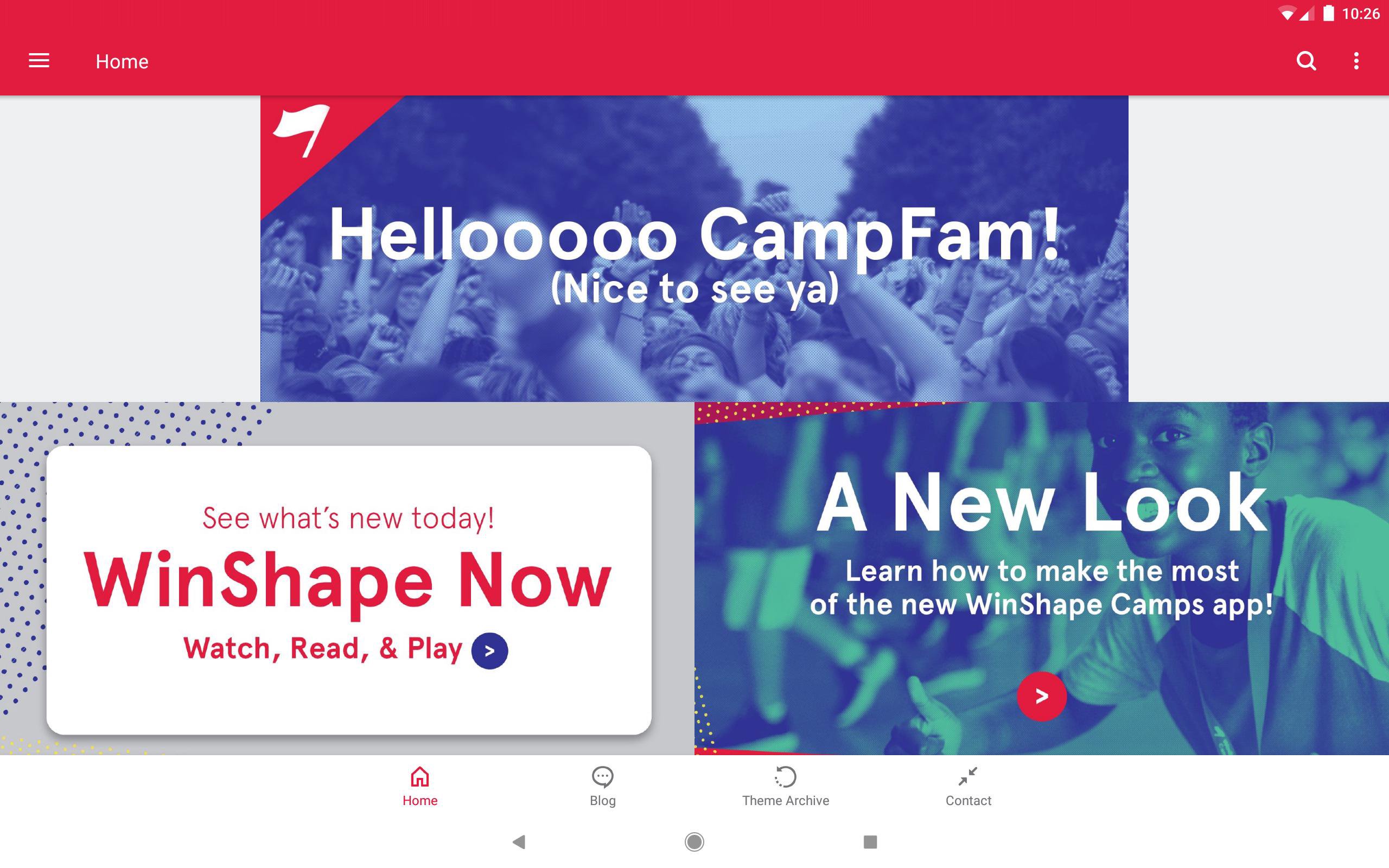 App - WinShape Camps