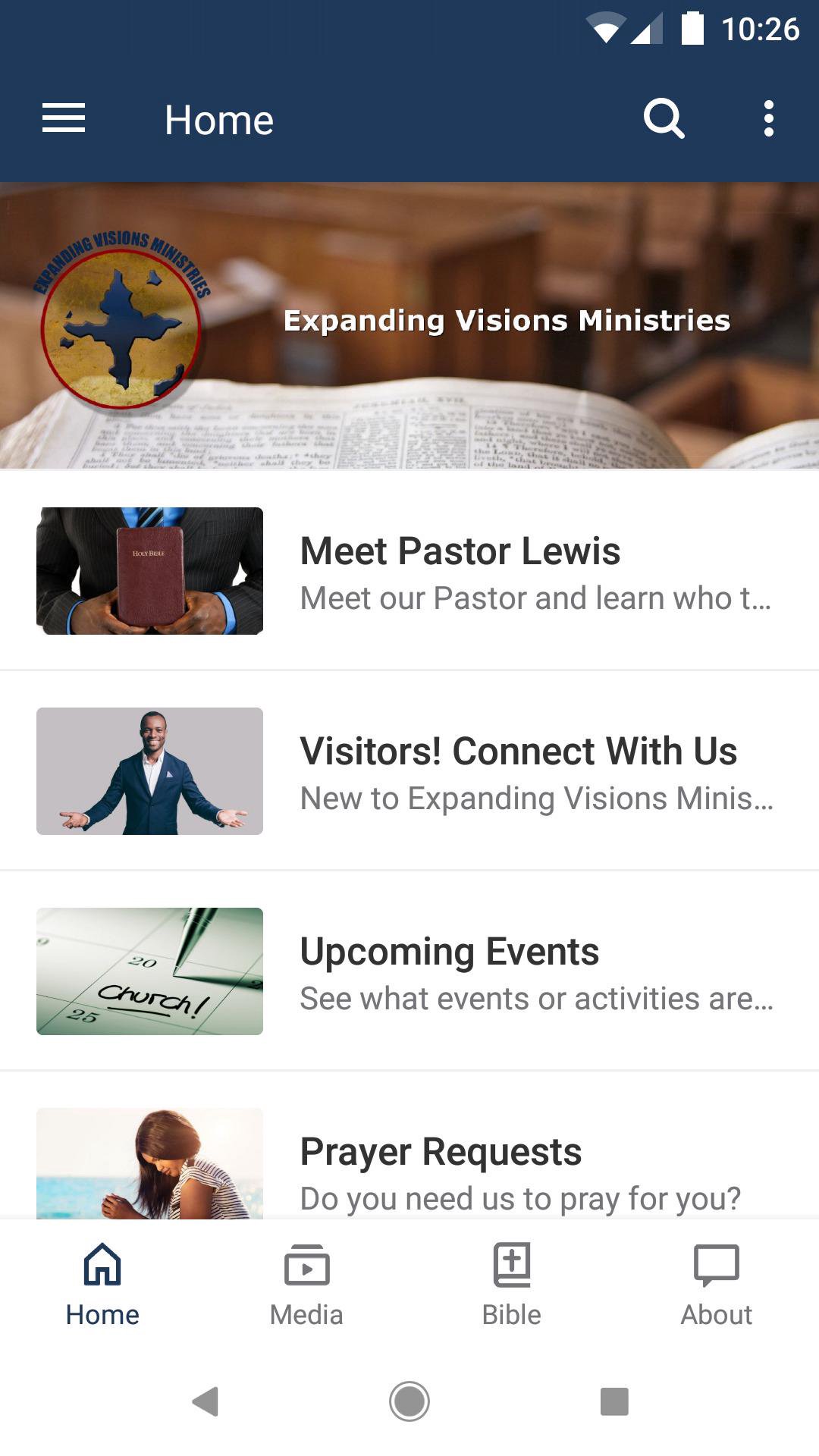 App - Expanding Visions Ministries