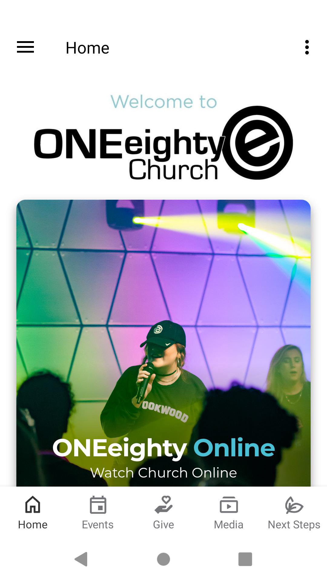 App - ONEeighty Church