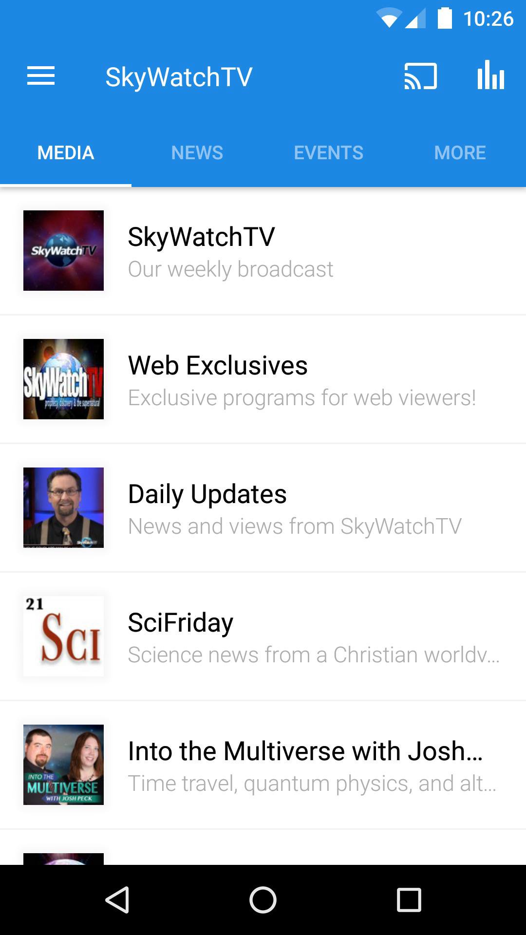 App - SkyWatchTV App