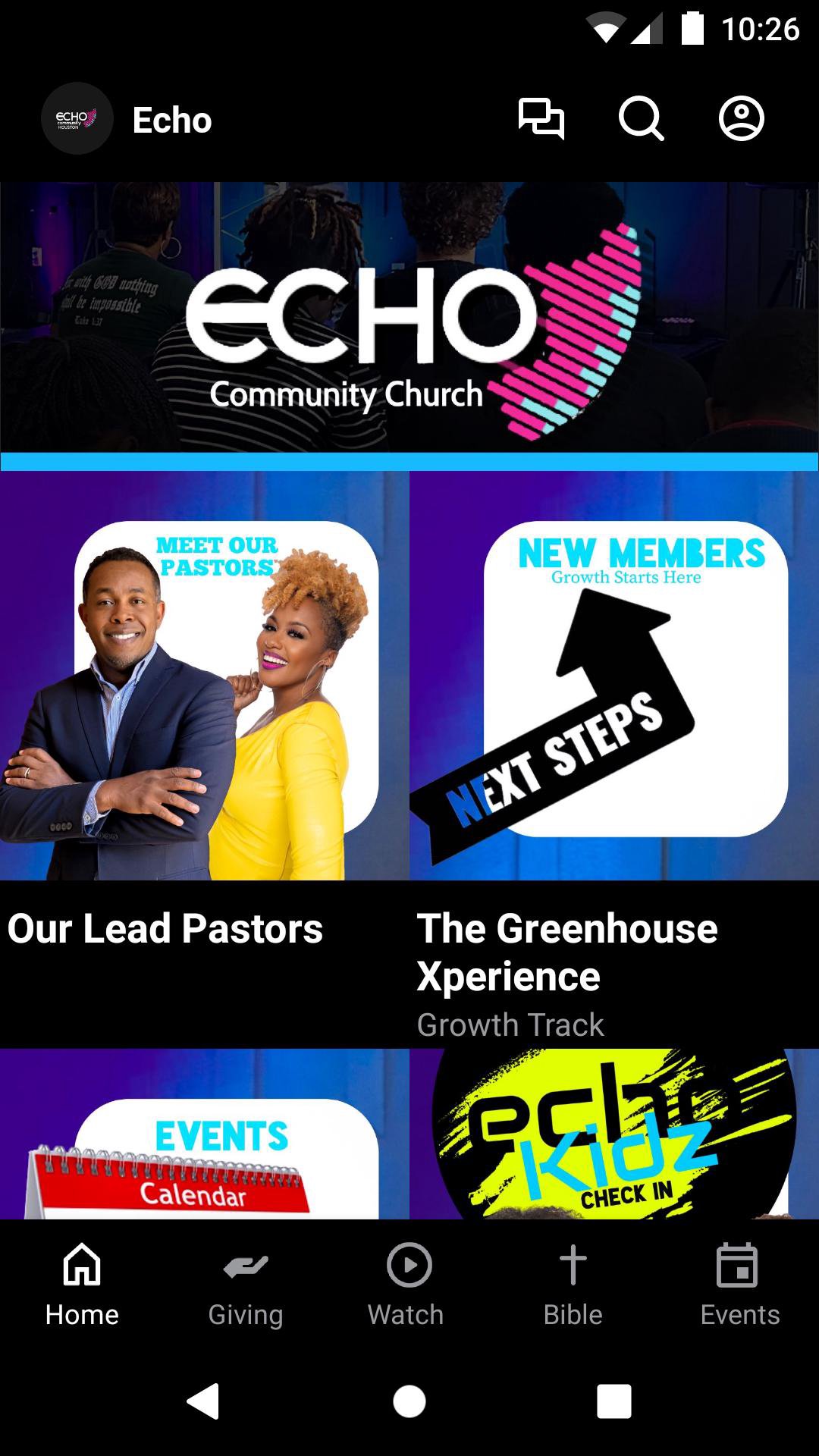 App - Echo Community Church
