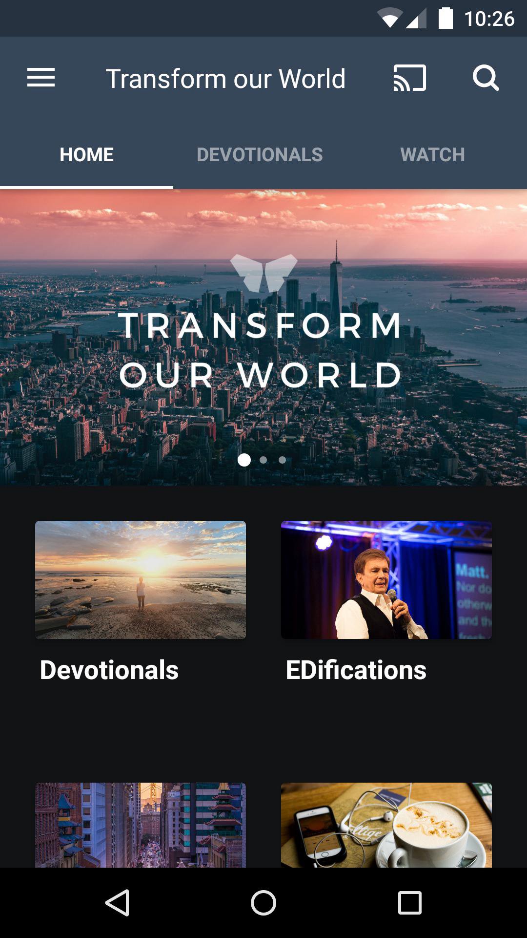 App - Transform Our World