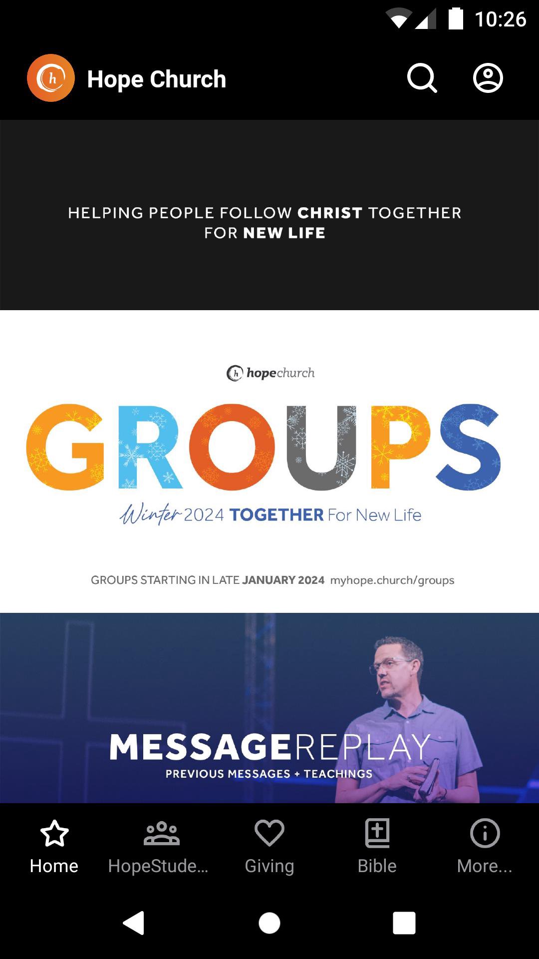 App - Hope Evangelical Free Church