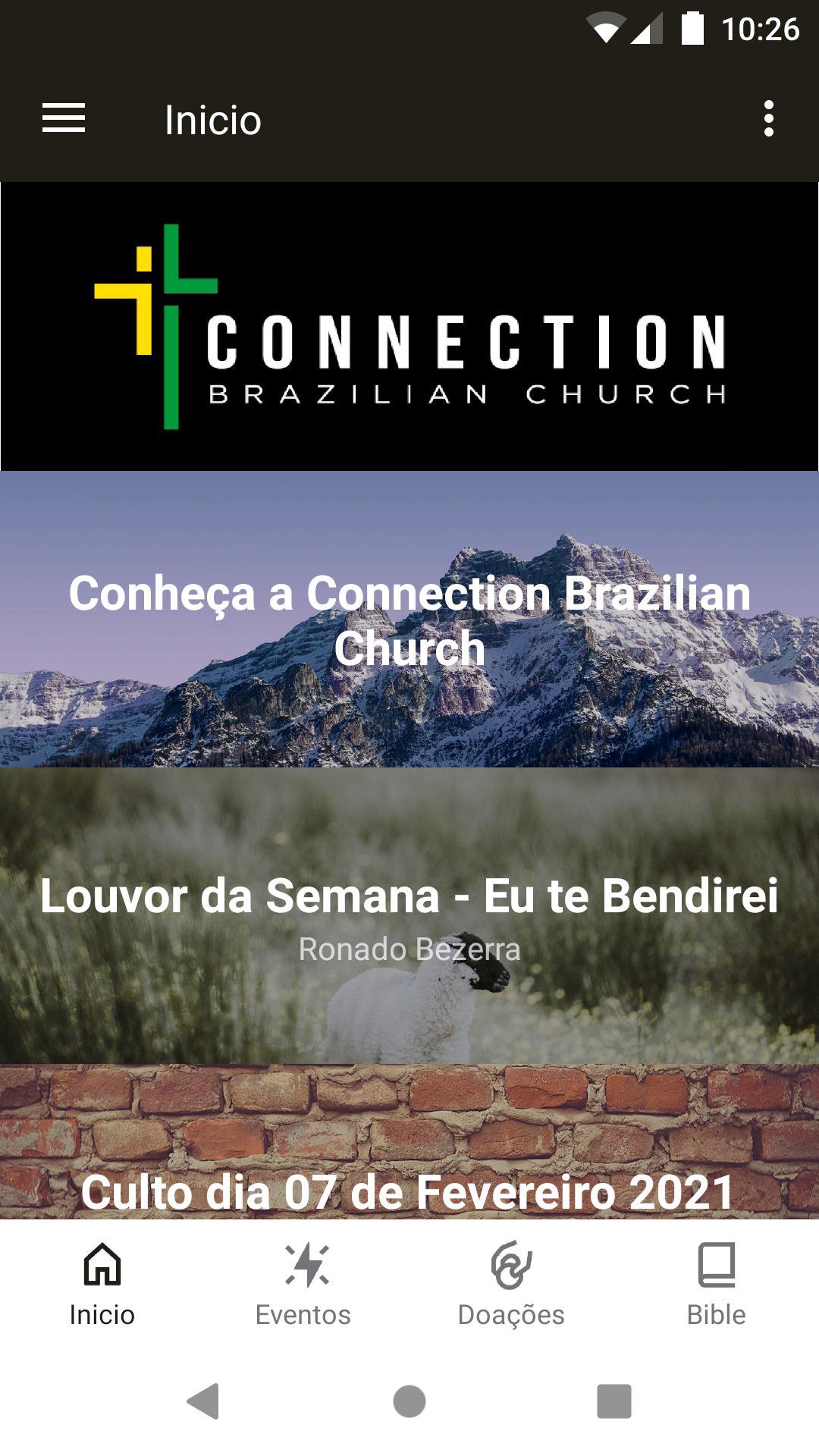 App - Connection Brazilian Church