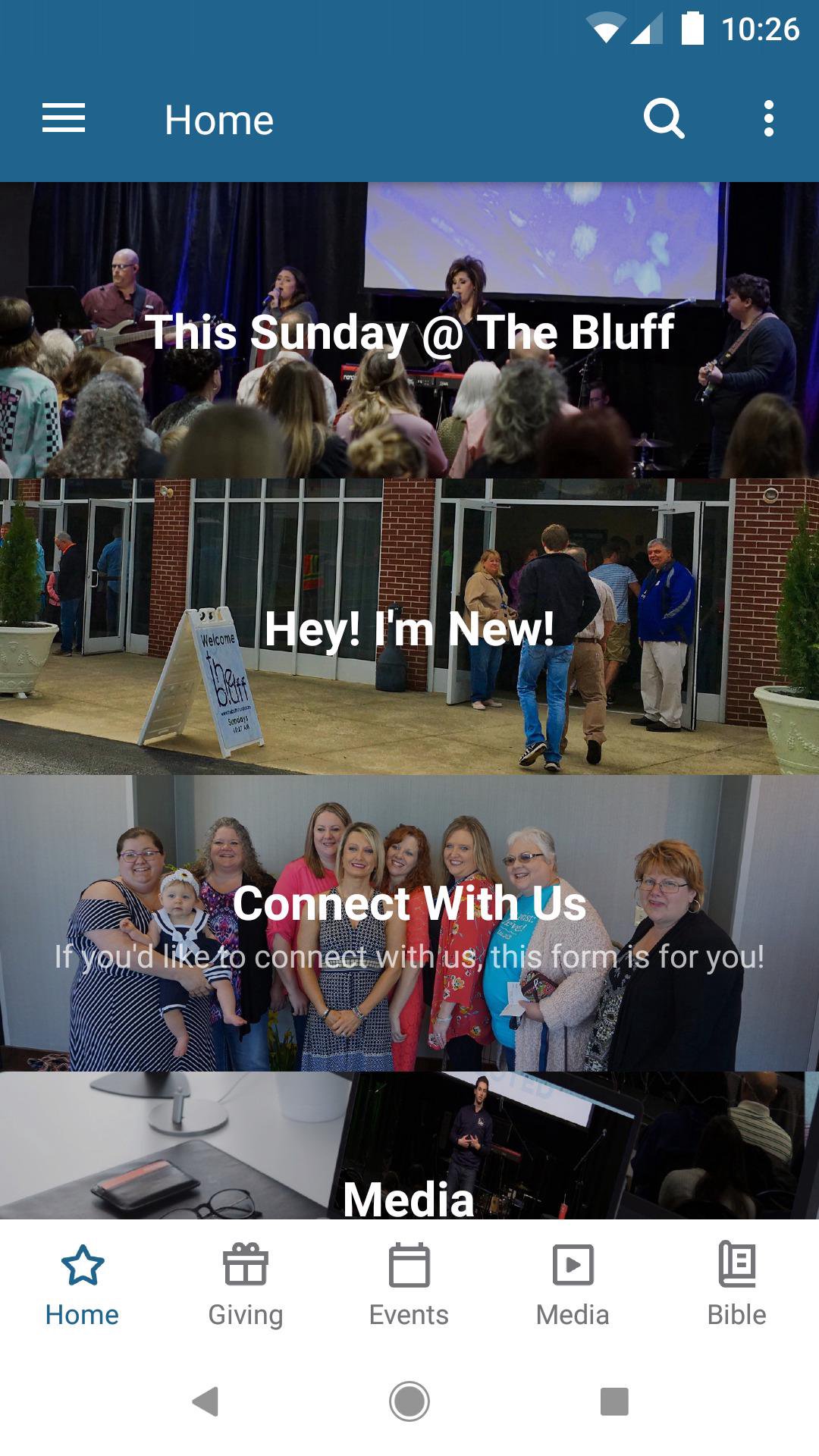 App - The Bluff Church