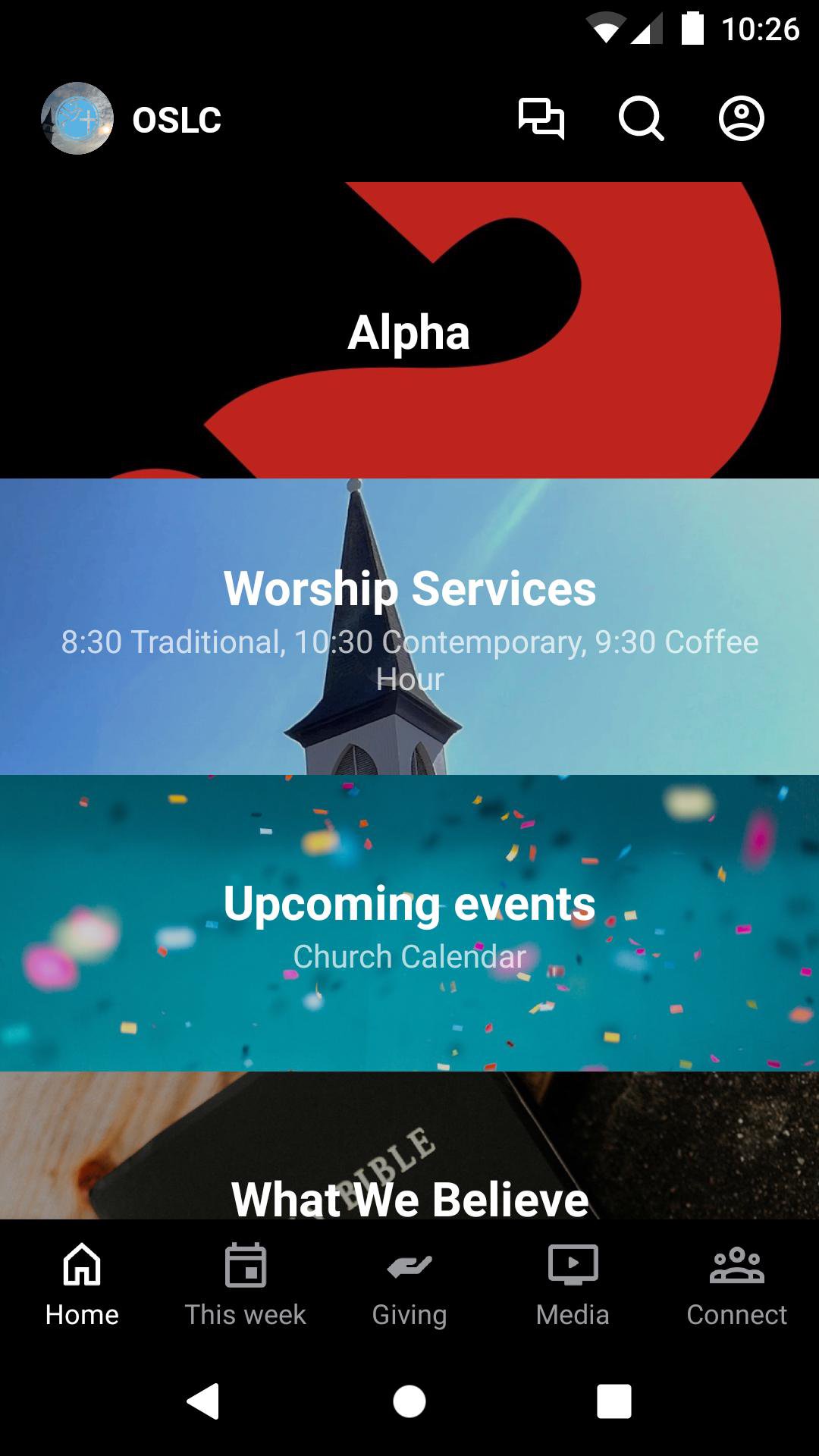 App - Our Saviour's Lutheran Church, Stanwood, WA