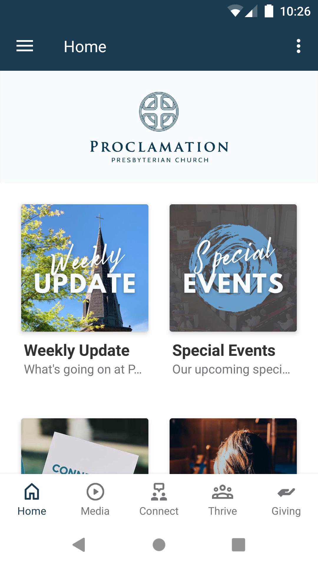 App - Proclamation Presbyterian Church