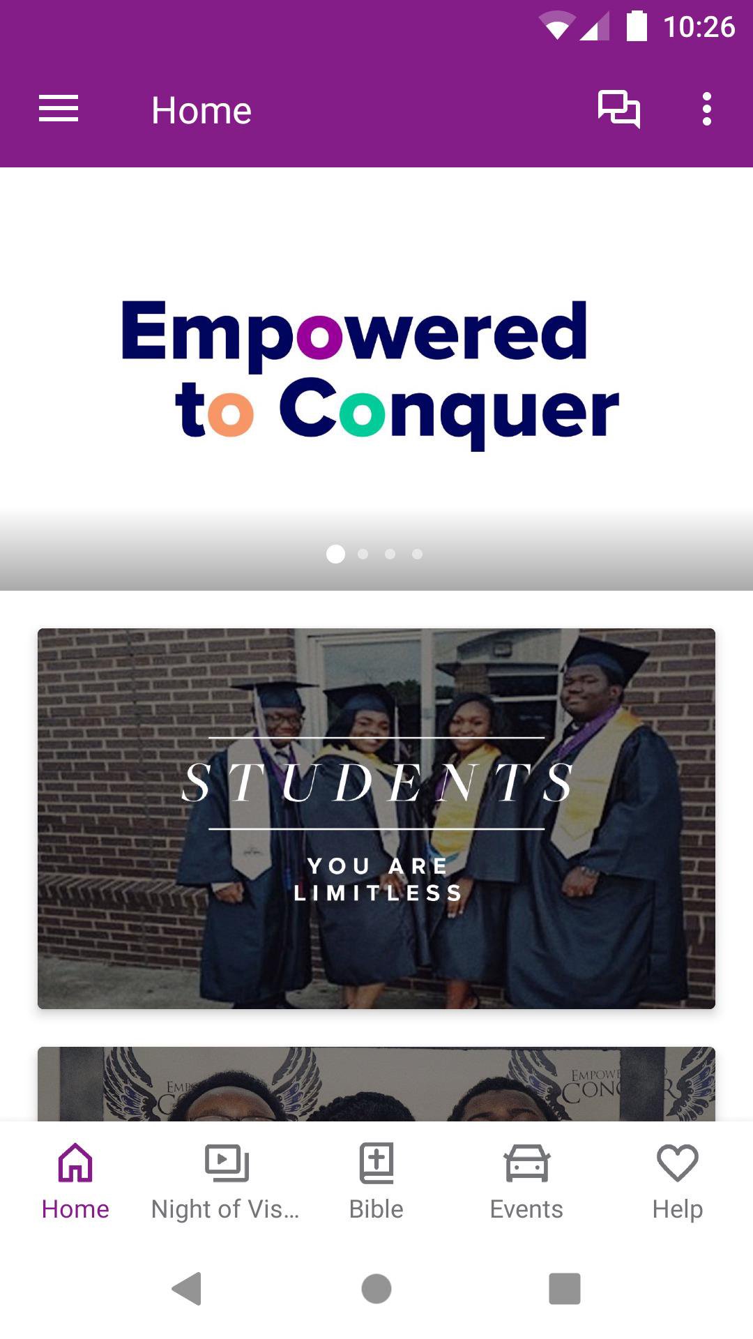 App - Empowered to Conquer
