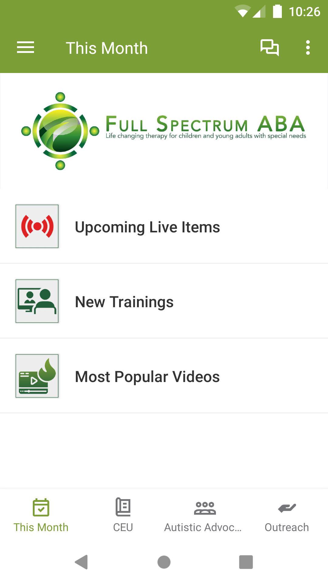 App - Full Spectrum ABA