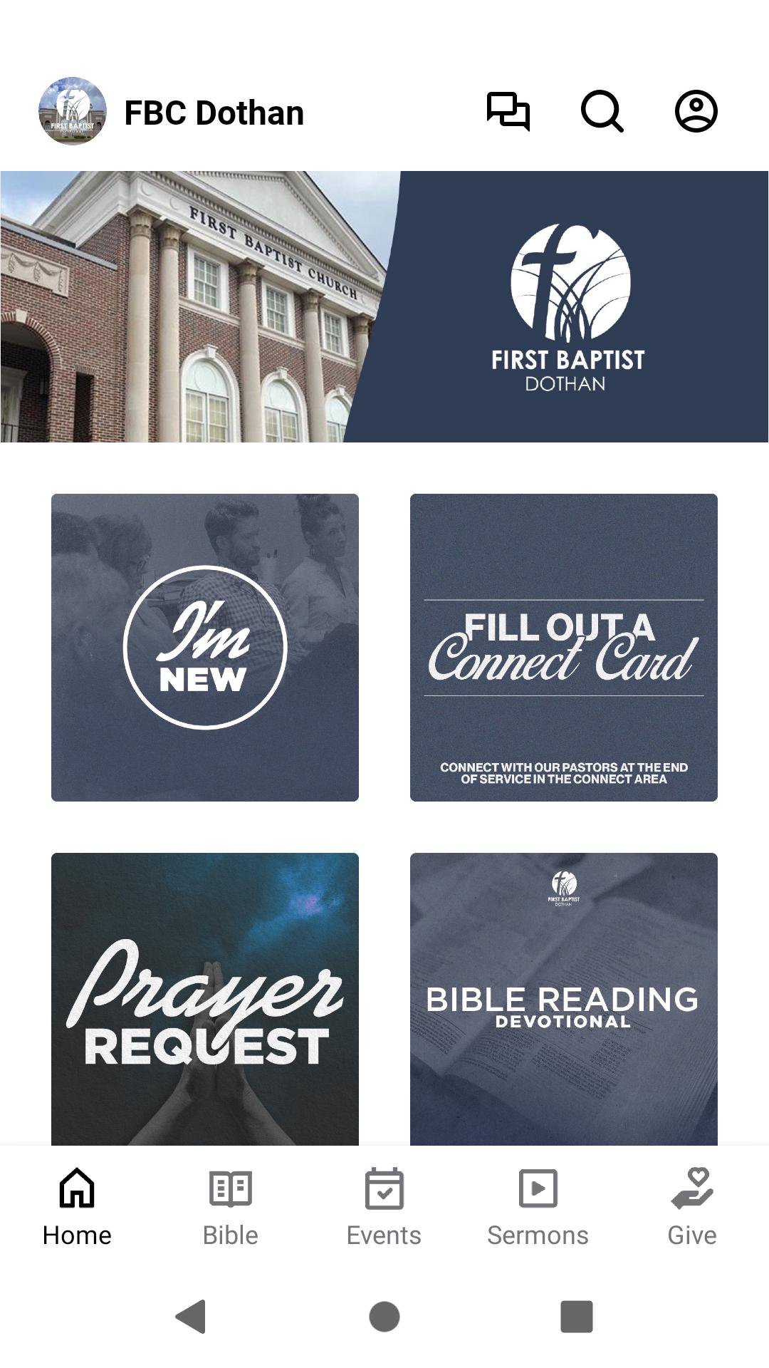 App - First Baptist Church of Dothan
