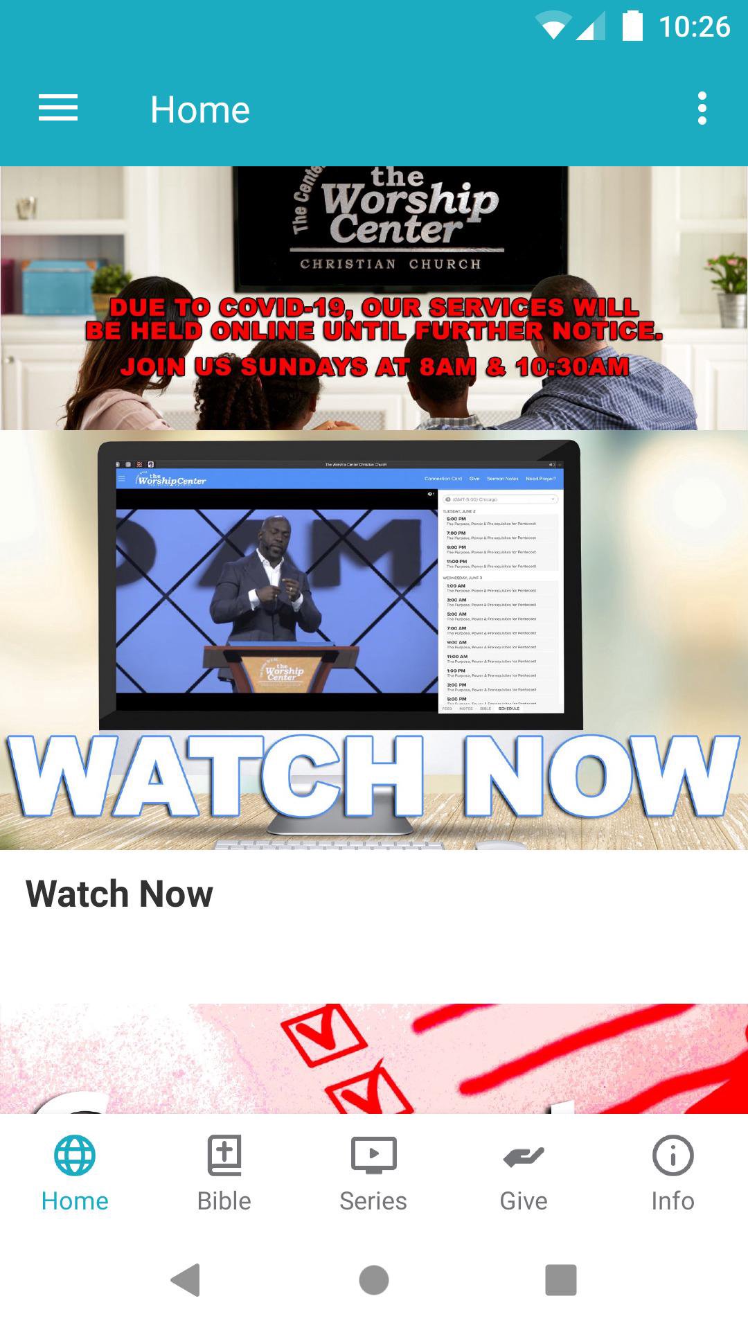 App - The Worship Center