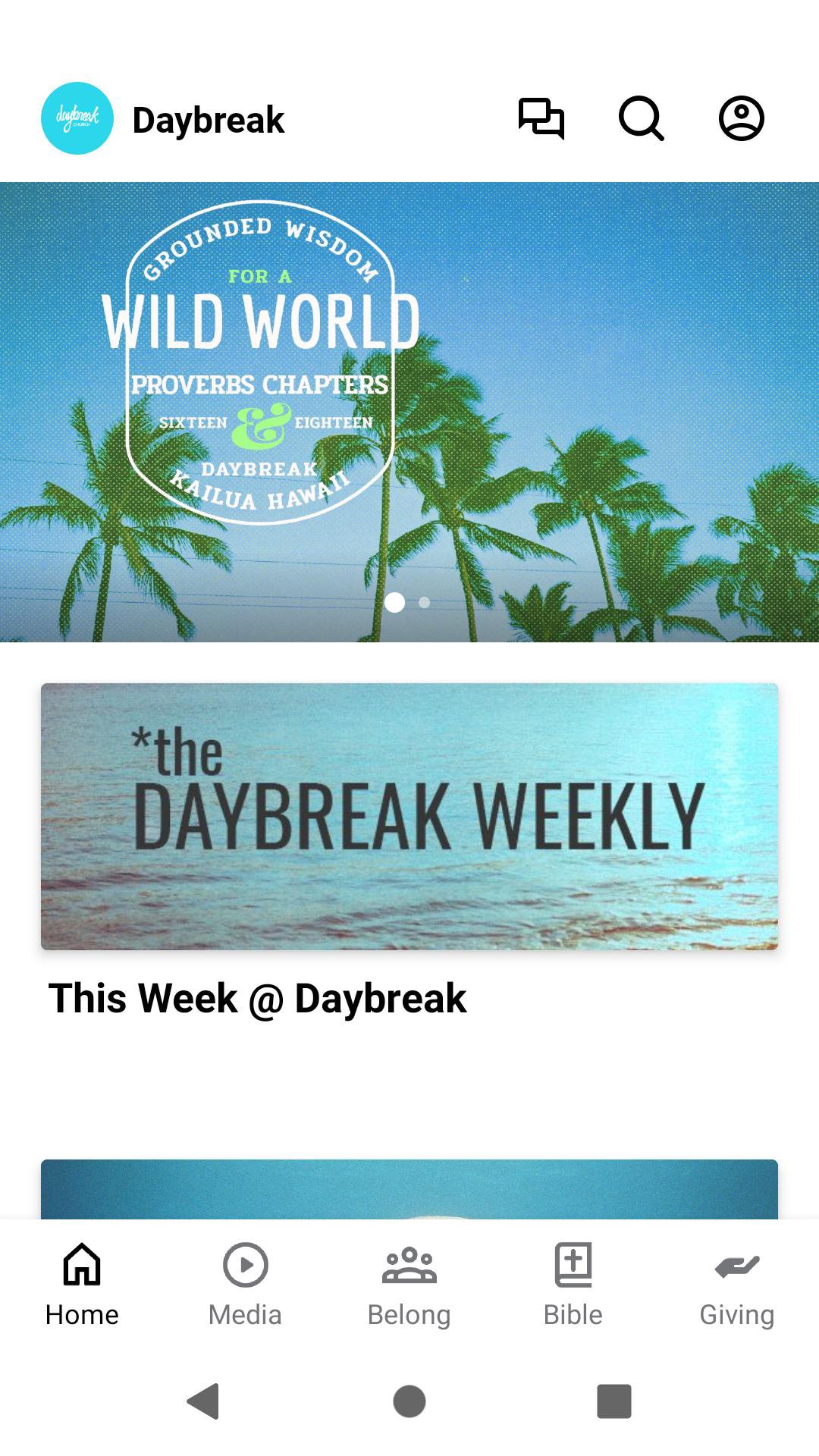 App - Daybreak Church