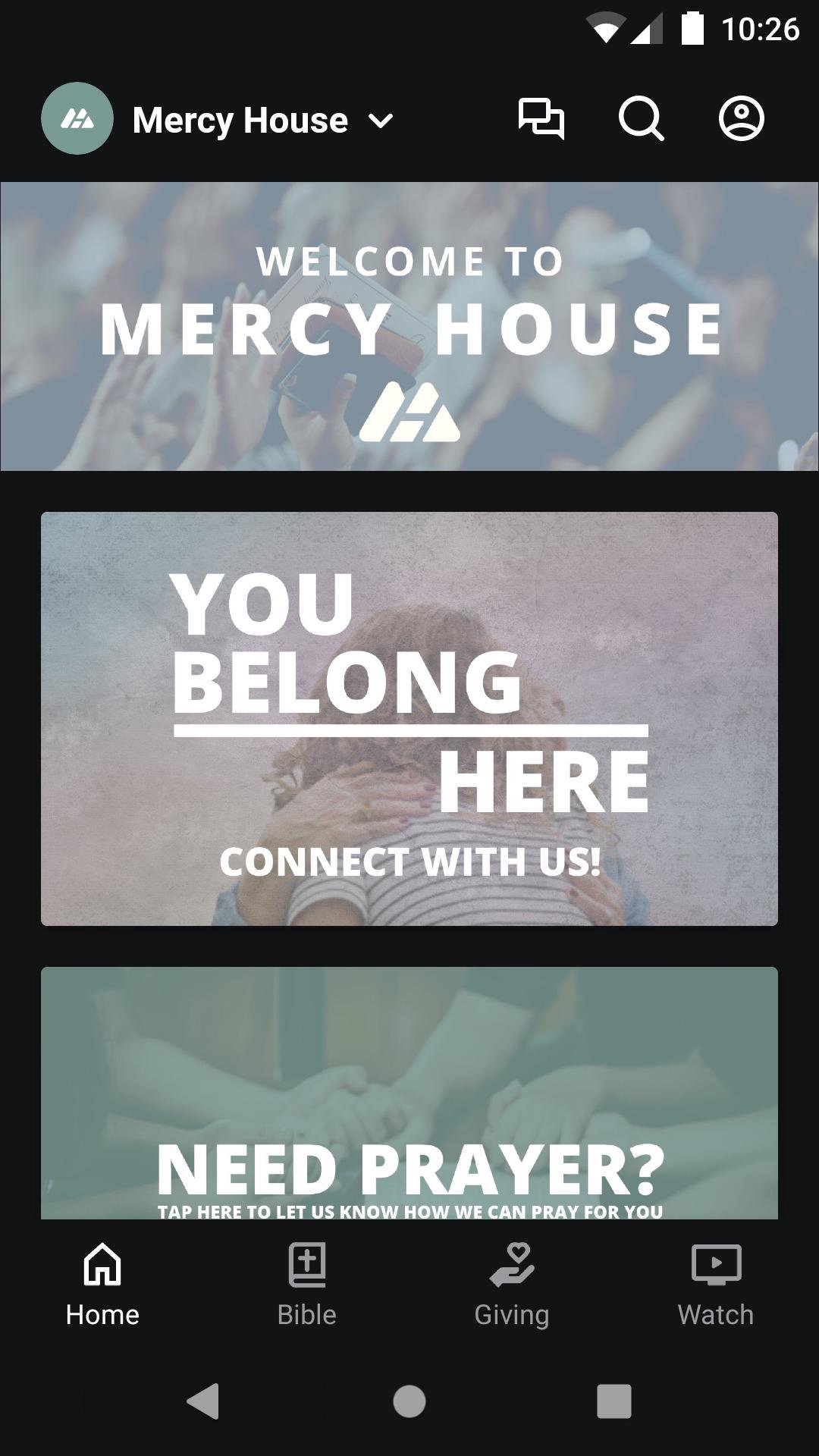 App - Mercy House Church