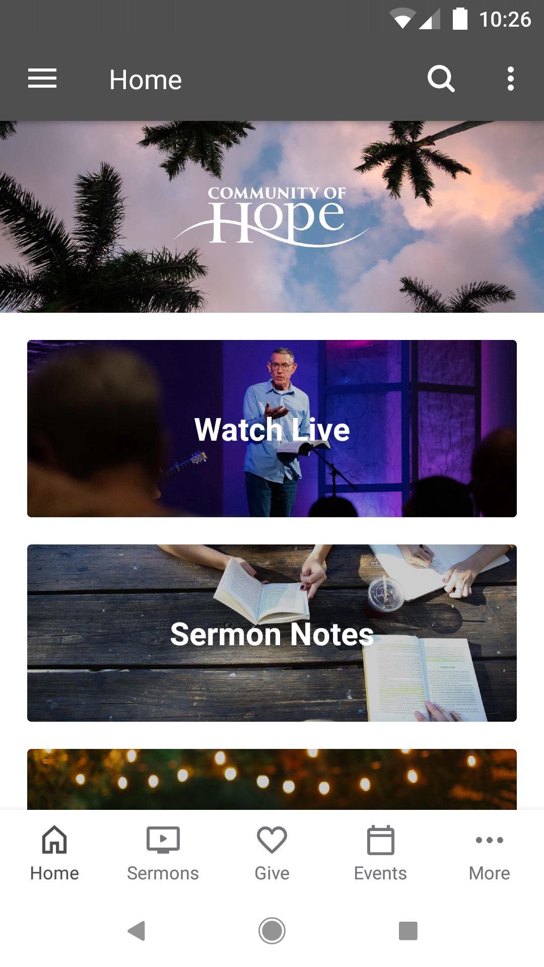 App - Community of Hope