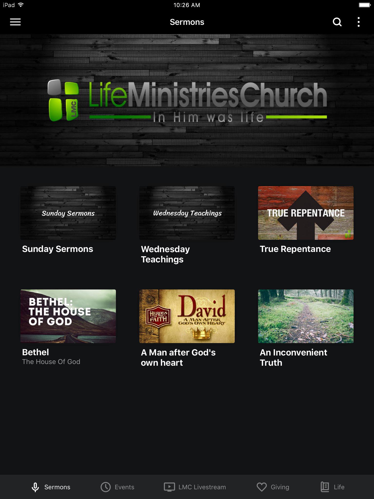 App - LIFE MINISTRIES CHURCH - Texas