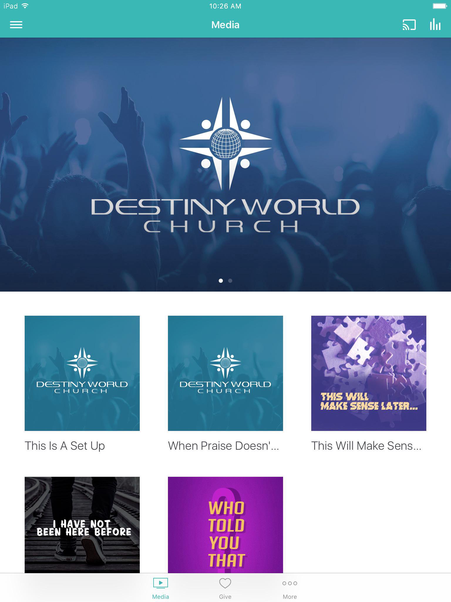 App - Destiny World Church