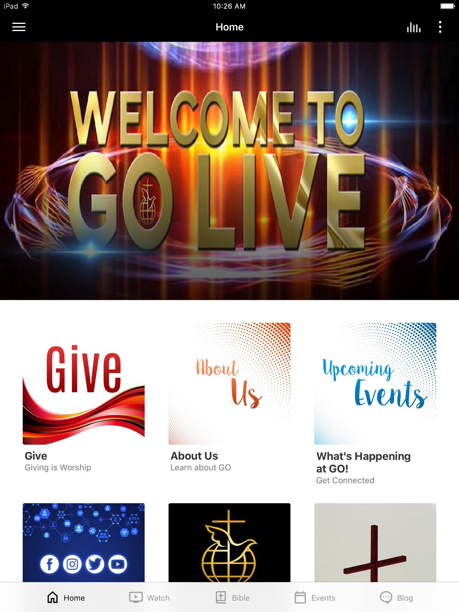 App - Gospel Outreach Ministries COGIC